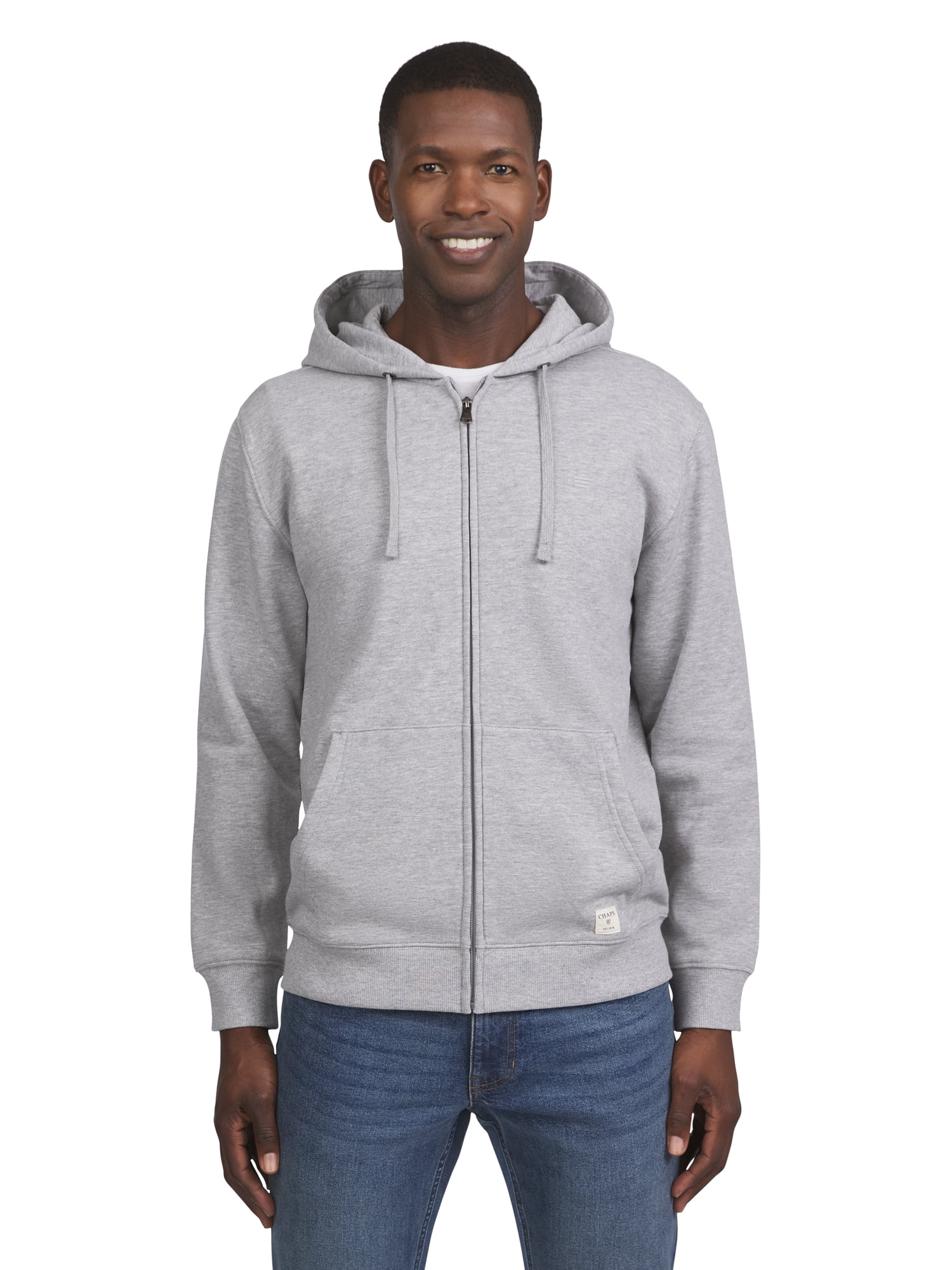 Chaps Men's & Big Men's Everyday Fleece Full Zip Hoodie , Sizes S-2XL ...
