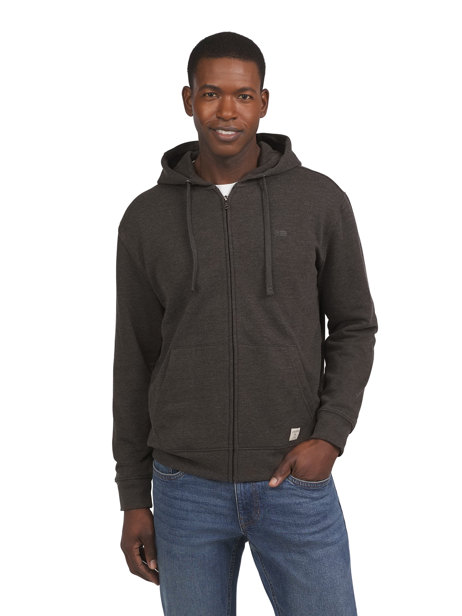Chaps Men's Everyday Fleece Full Zip Hoodie, Soft Fabric, Sizes S-2XL ...