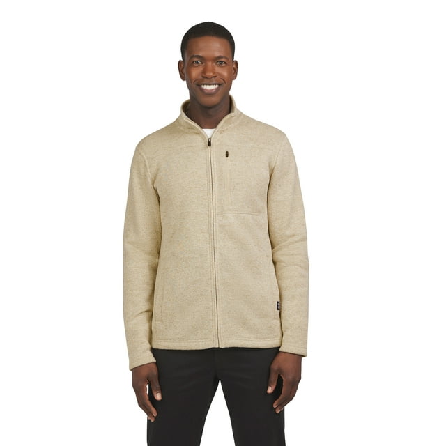 Chaps Mens' & Big Men's Full Zip Fleece Sweater Jacket, Sizes S-2XL ...