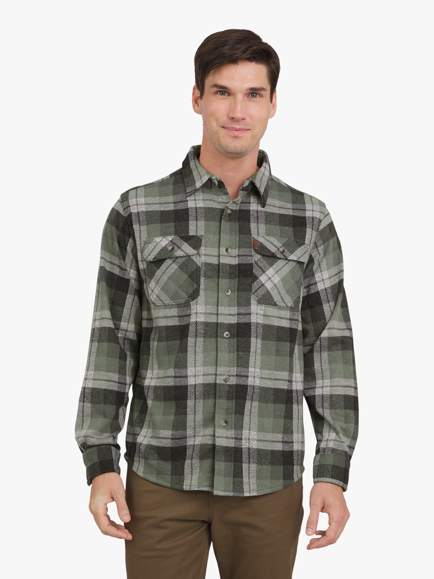 Chaps Men's & Big Men's Lakeland Flannel Shirt, Sizes S-3XL - Walmart.com