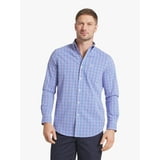 Chaps Men's & Big Men's Long Sleeve Easy Care Stretch Poplin Shirt ...