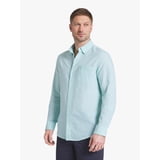 Chaps Men's & Big Men's Long Sleeve Linen Shirt, Sizes S-3XL - Walmart.com