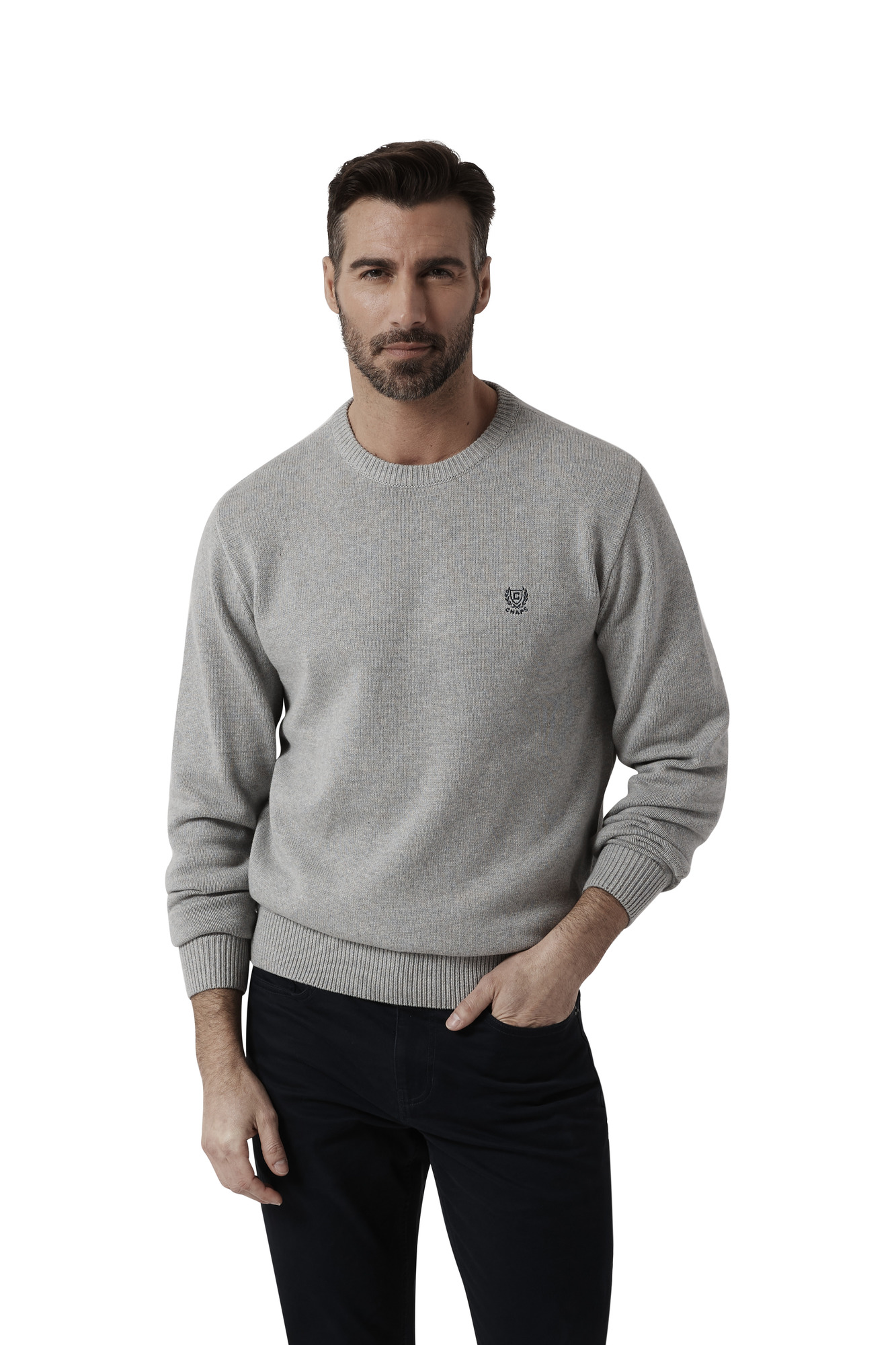 Chaps Men's & Big Men's Original Crewneck Solid Sweater - Walmart.com