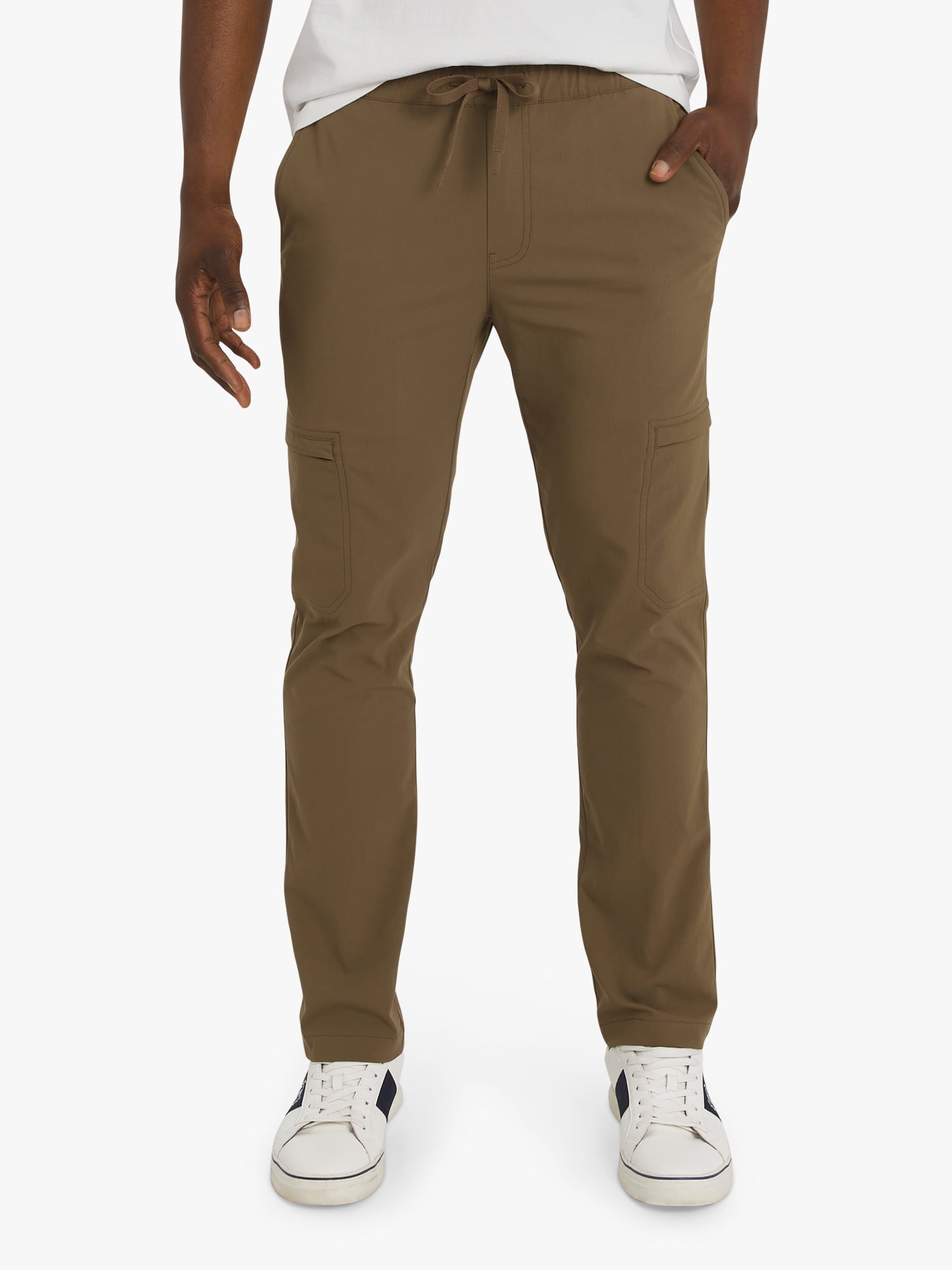 Chaps Men's & Big Men's Performance Canvas Utility Jogger Pants, Sizes ...