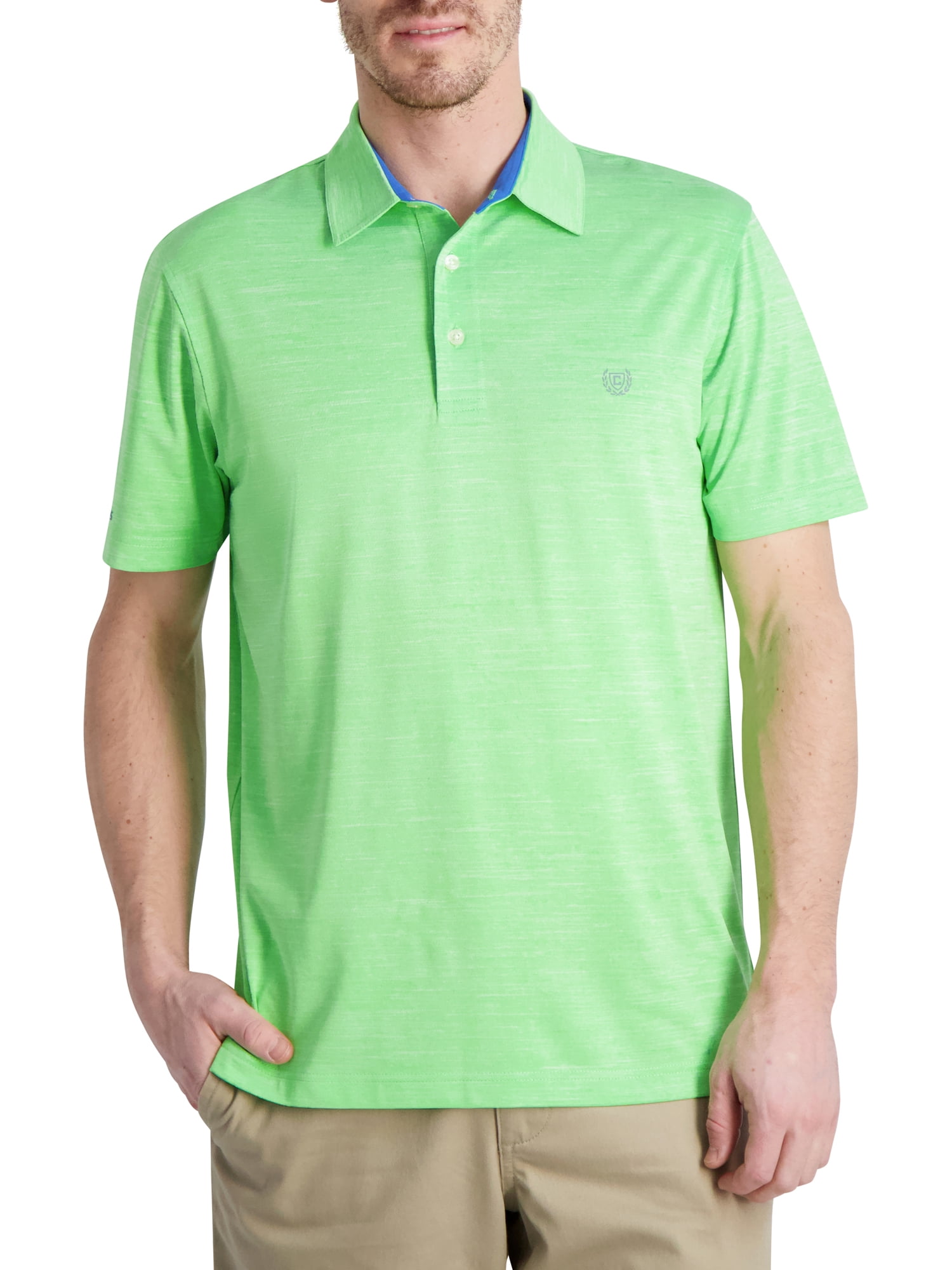 Chaps Men's & Big Men's Performance Space Dye Polo, Up to 3XL - Walmart.com