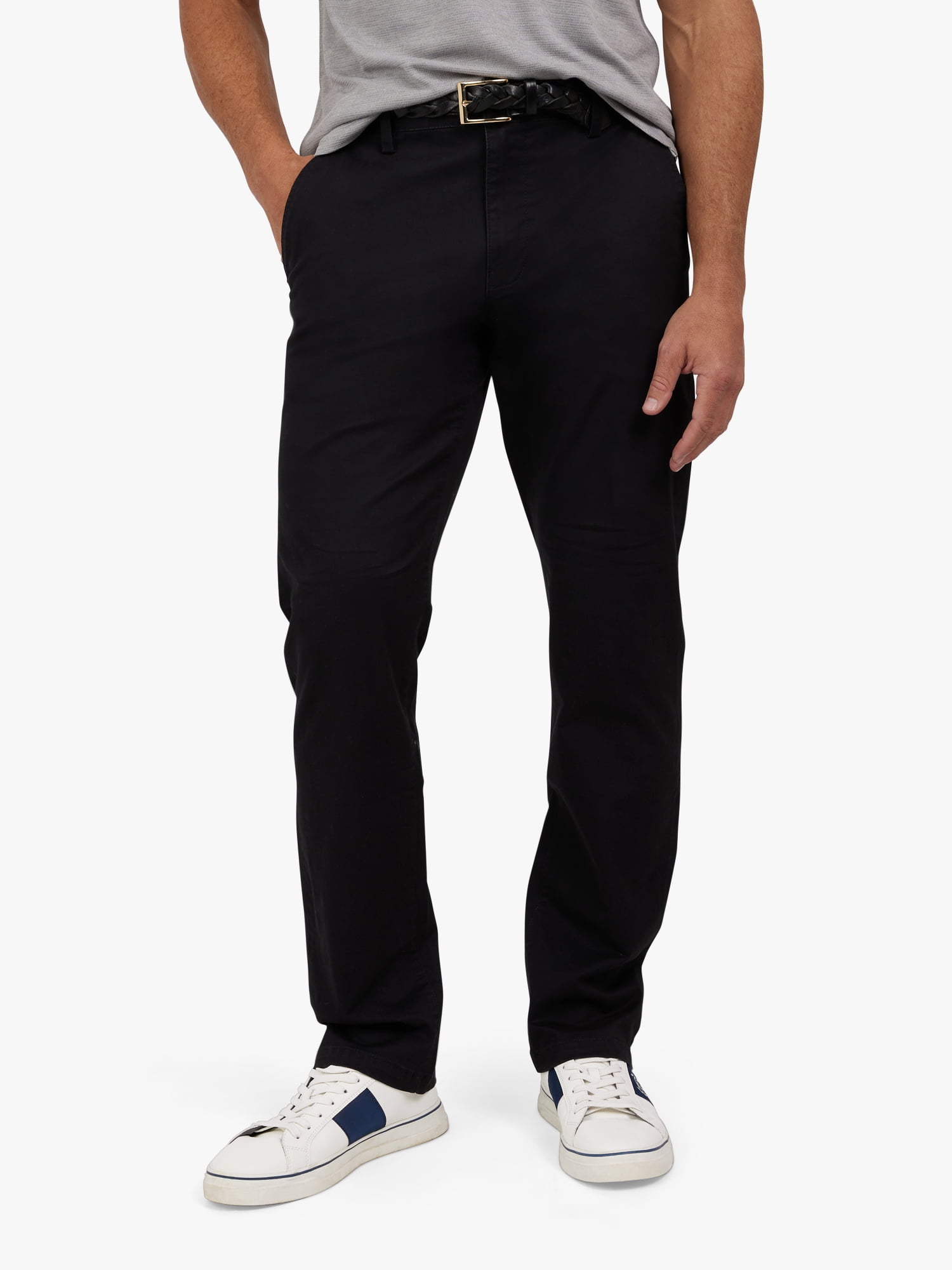 Chaps Men's & Big Men's Seacoast Flex Twill Chino Pants, Sizes 32-42 ...