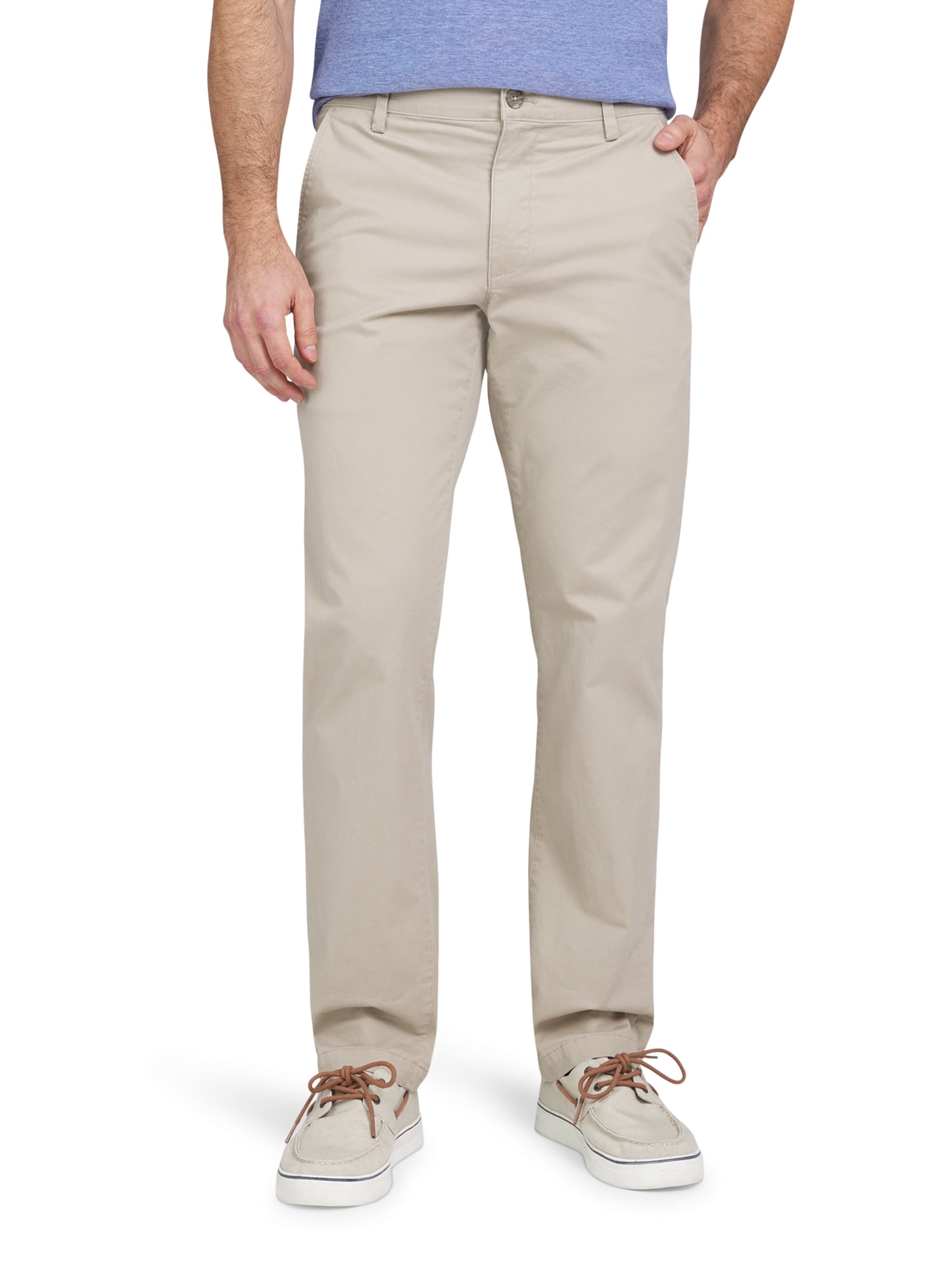 Chaps Men's Seacoast Wash Flex Twill Chino Pants, Waist Sizes 30-42 ...