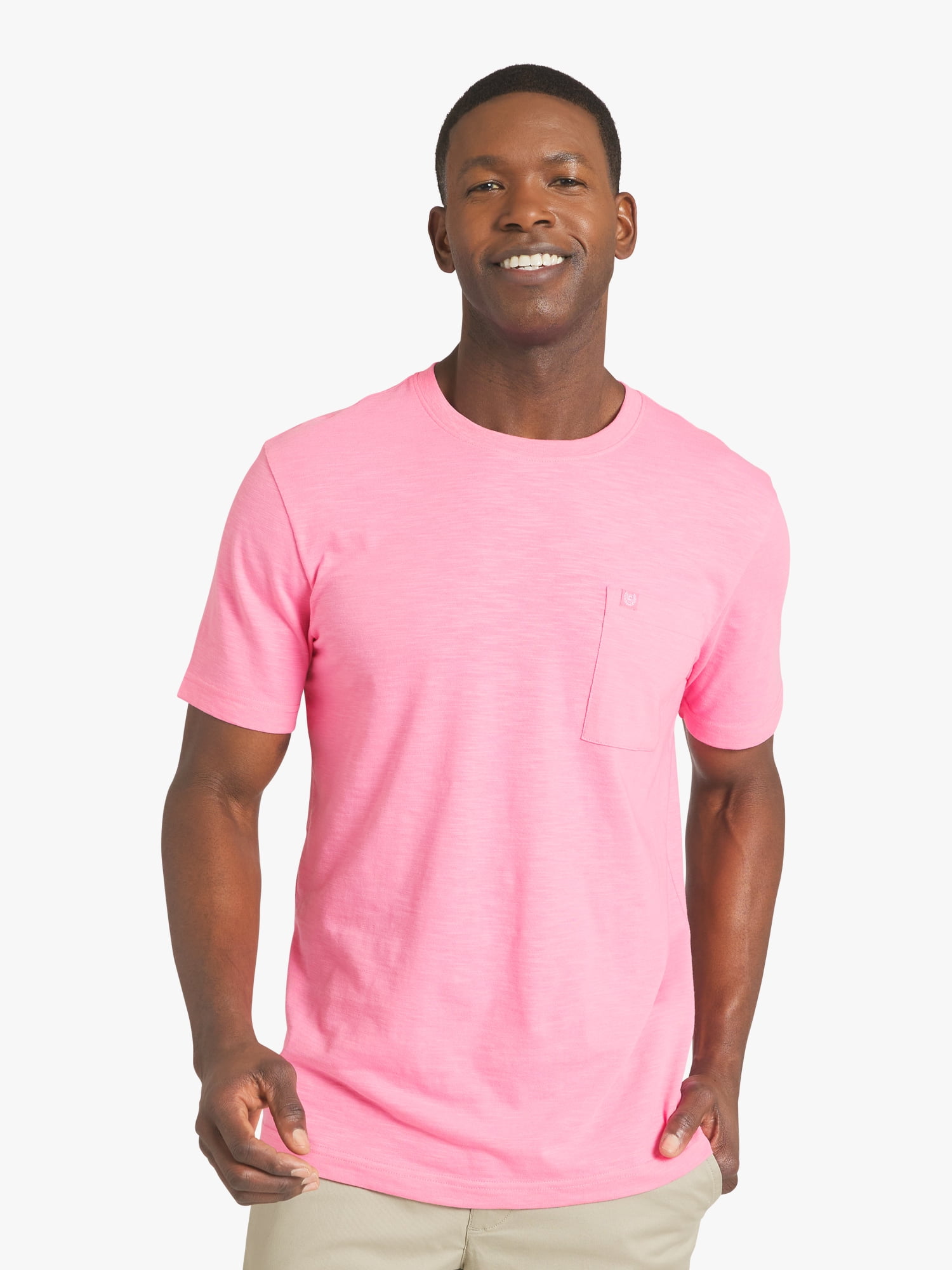 Chaps Men's & Big Men's Short Sleeve Slub Pocket T-Shirt, Sizes S-3XL ...