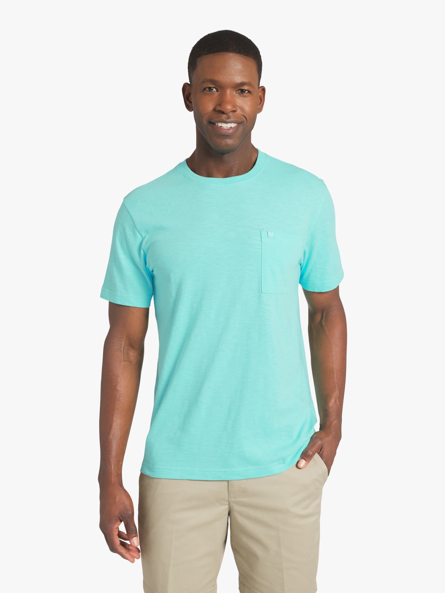 Chaps Men's & Big Men's Short Sleeve Slub Pocket T-Shirt, Sizes S-3XL ...