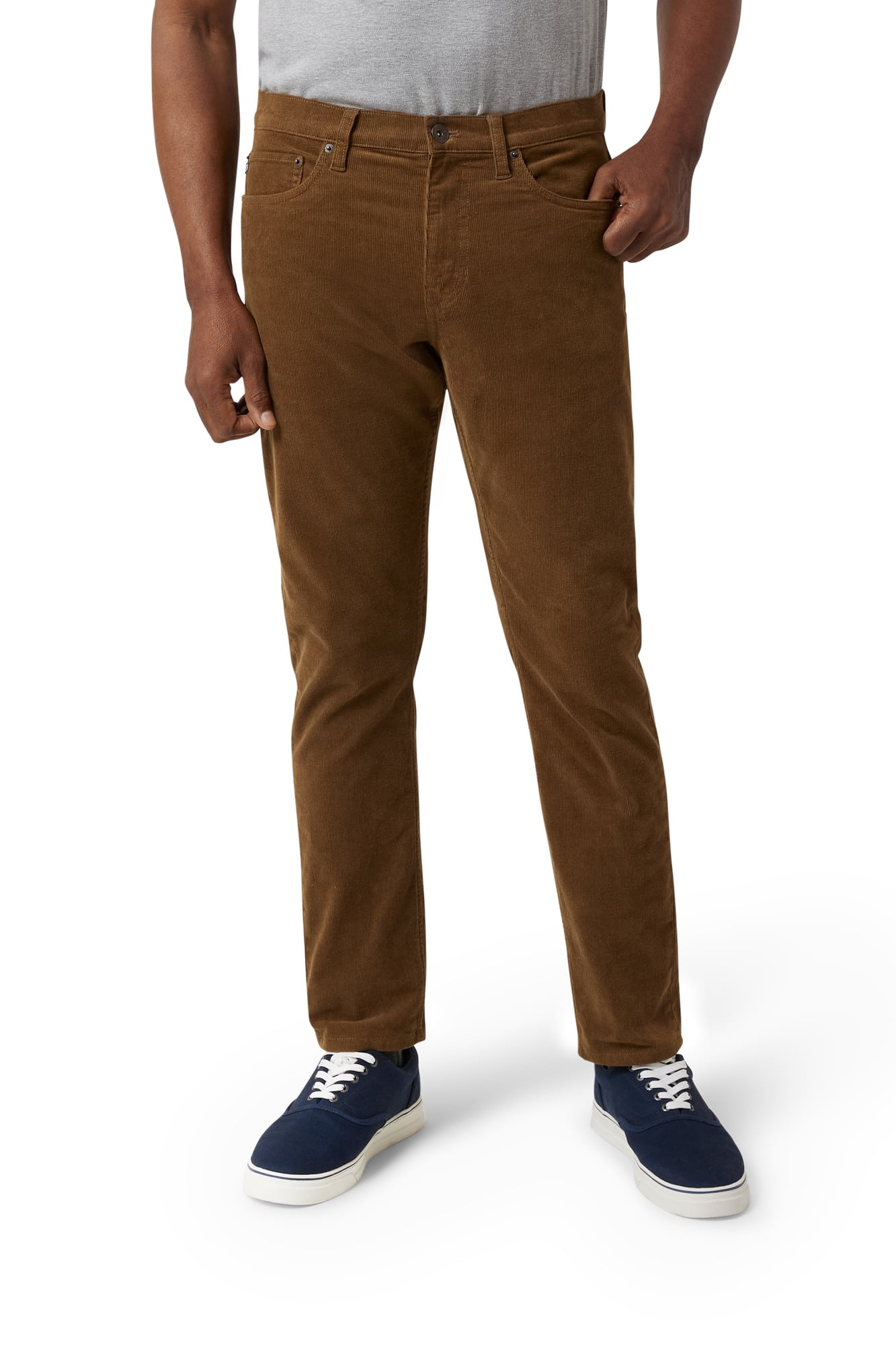 Chaps Men's & Big Men's Stretch Fine Corduroy 5 Pocket Pant - Walmart.com