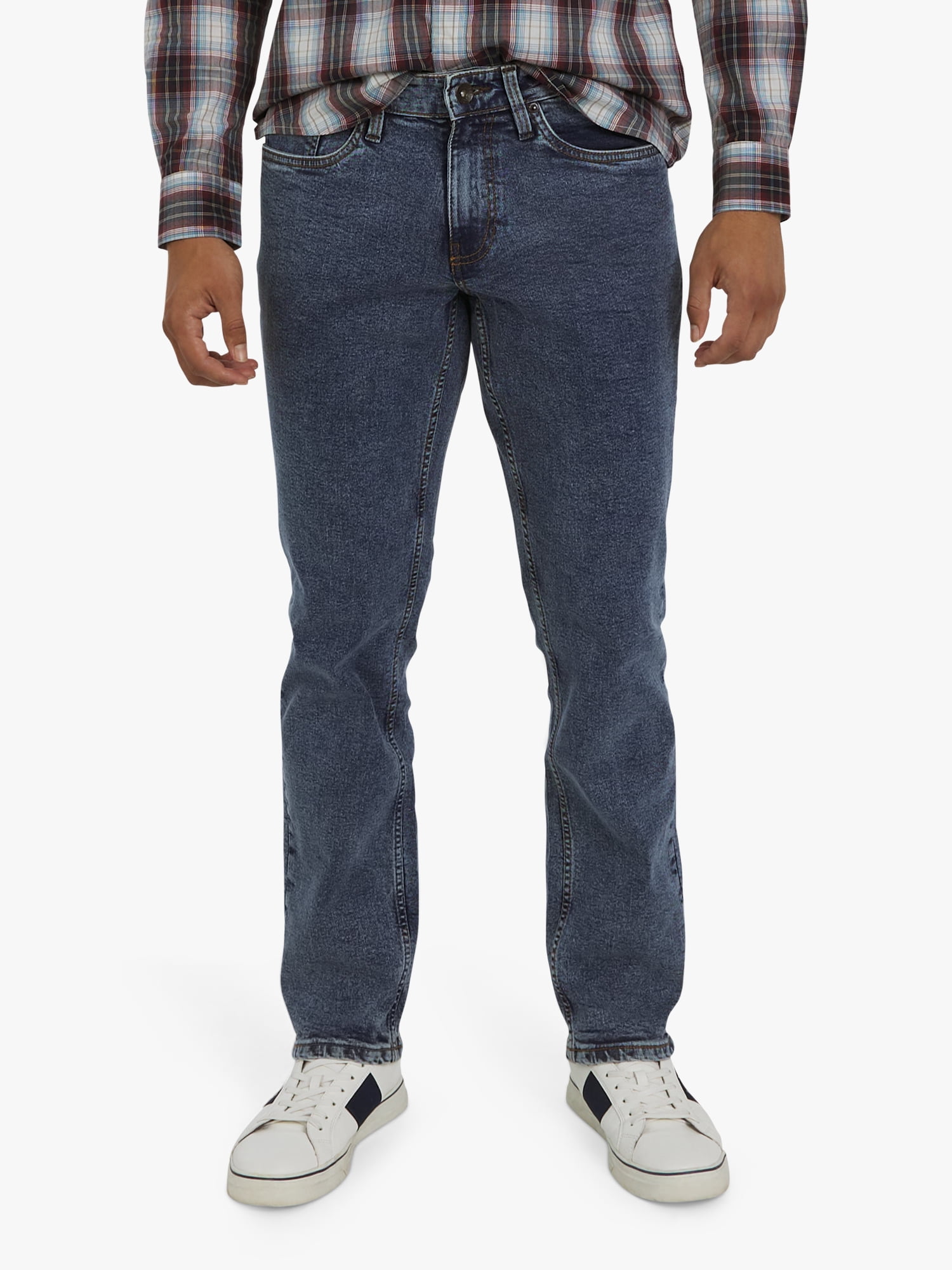 Chaps Men's & Big Men's Stretch Regular-Fit Denim Jeans, Sizes 30-42 ...