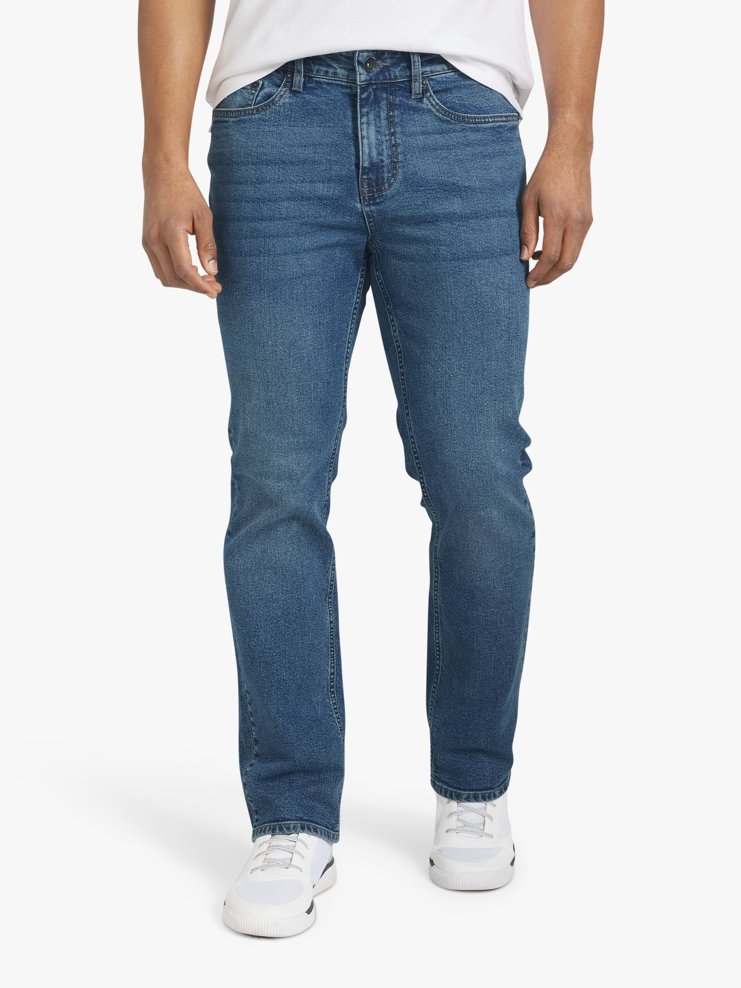 Chaps Men's & Big Men's Stretch Relaxed-Fit Denim Jeans, Sizes 30-42 ...