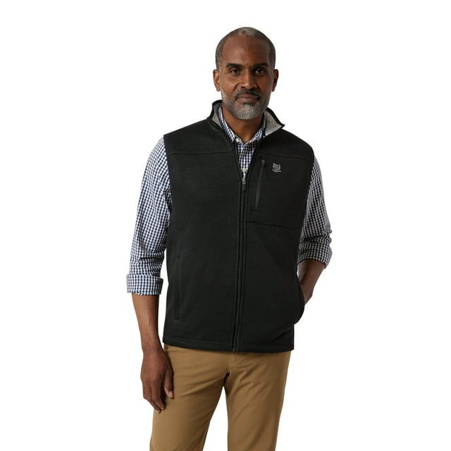 Chaps Men's & Big Men's Sweater Fleece Vest - Walmart.com