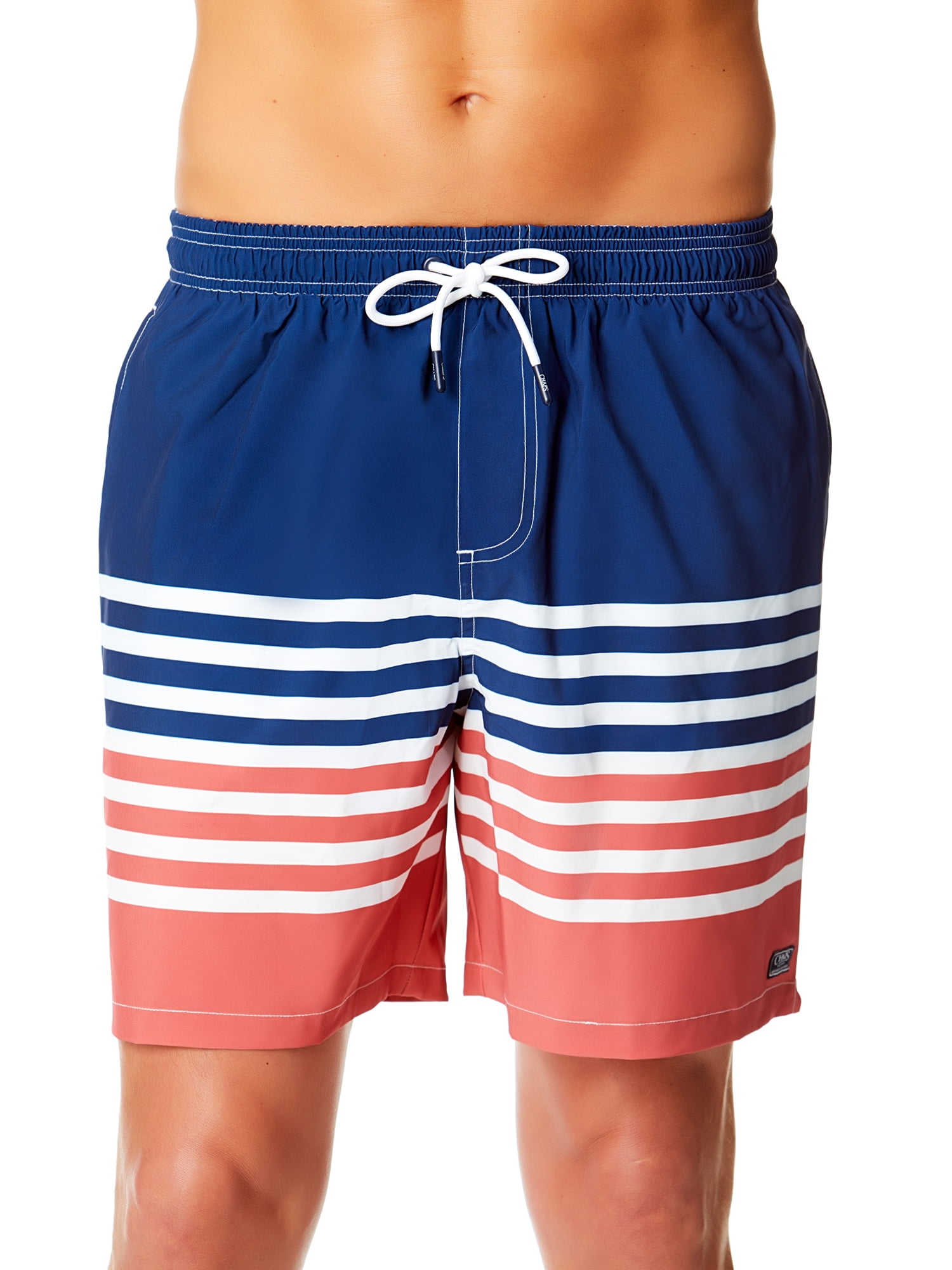 Chaps Men's & Big Men's Swim Trunks with UPF50+, 7" Inseam, Sizes S-3XL ...