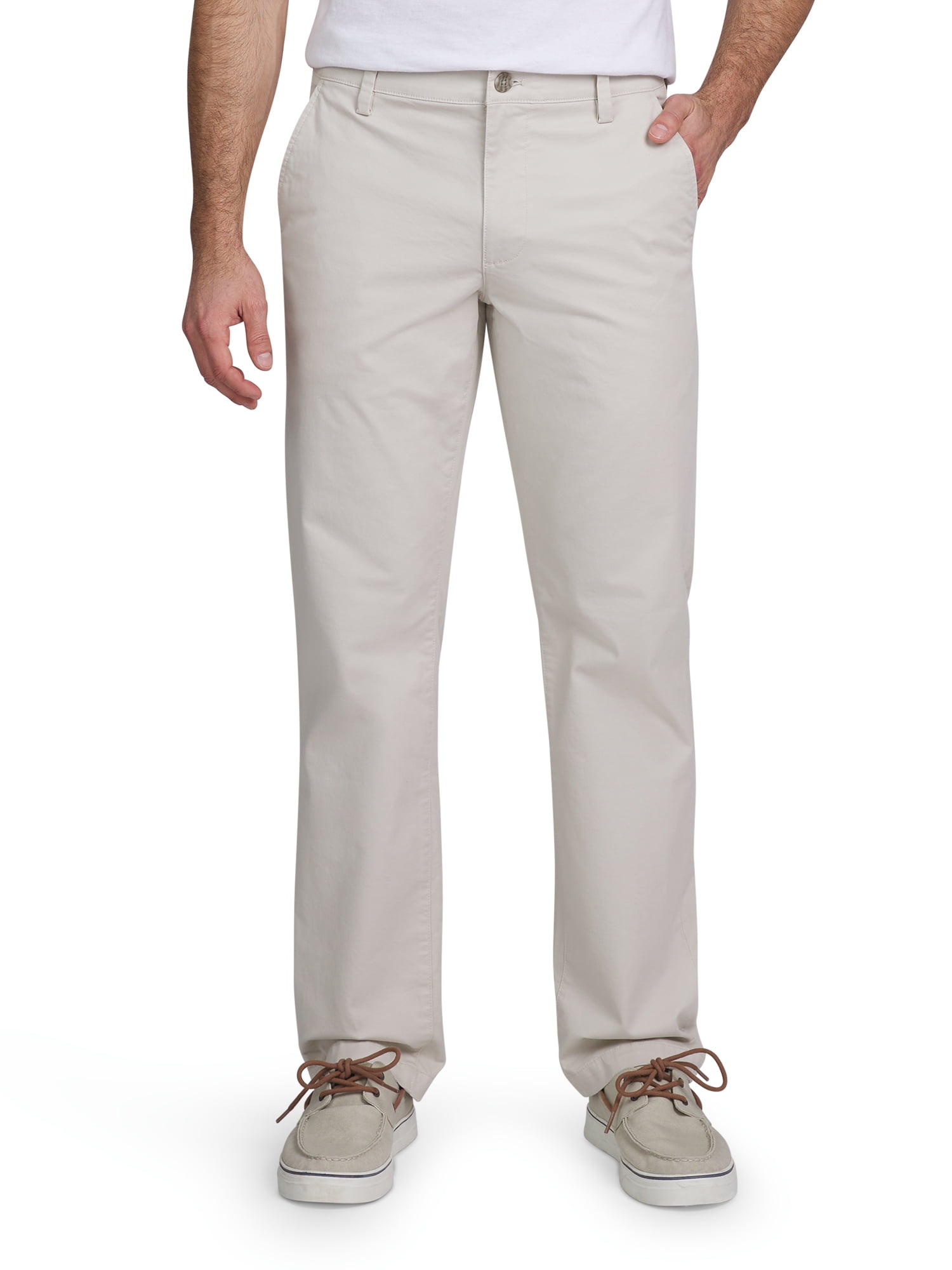 Chaps Men's & Big Men's Twill Chino Pant, Sizes 30-42, 32" Inseam ...