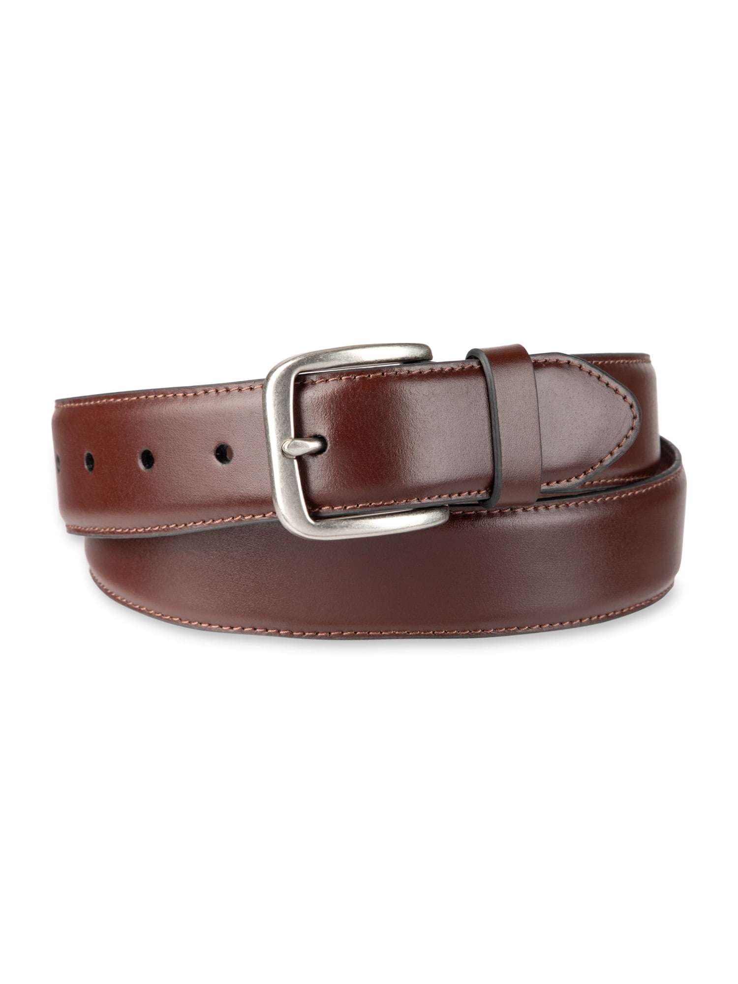 Chaps Men's Classic Everyday Brown Casual Belt with Durable Style and ...