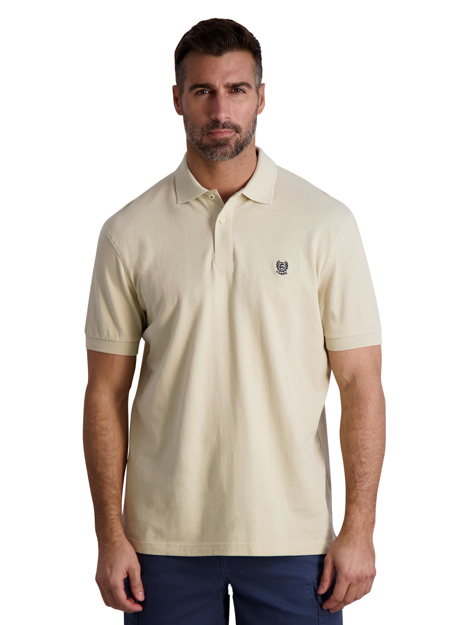 Palmland Classic 2 Pocket Solid Banded Bottom Polo Shirt Sizes Medium ...