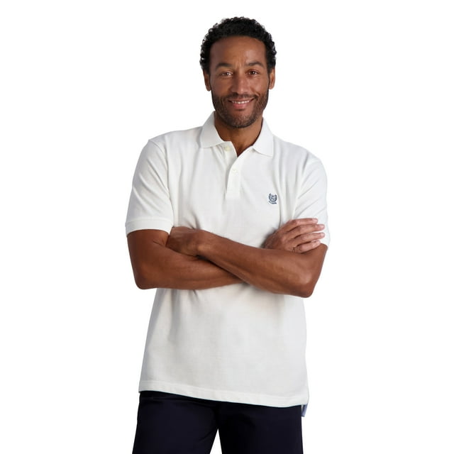 Chaps Men's Classic Fit Solid Pique Polo, Sizes-4XB - Walmart.com