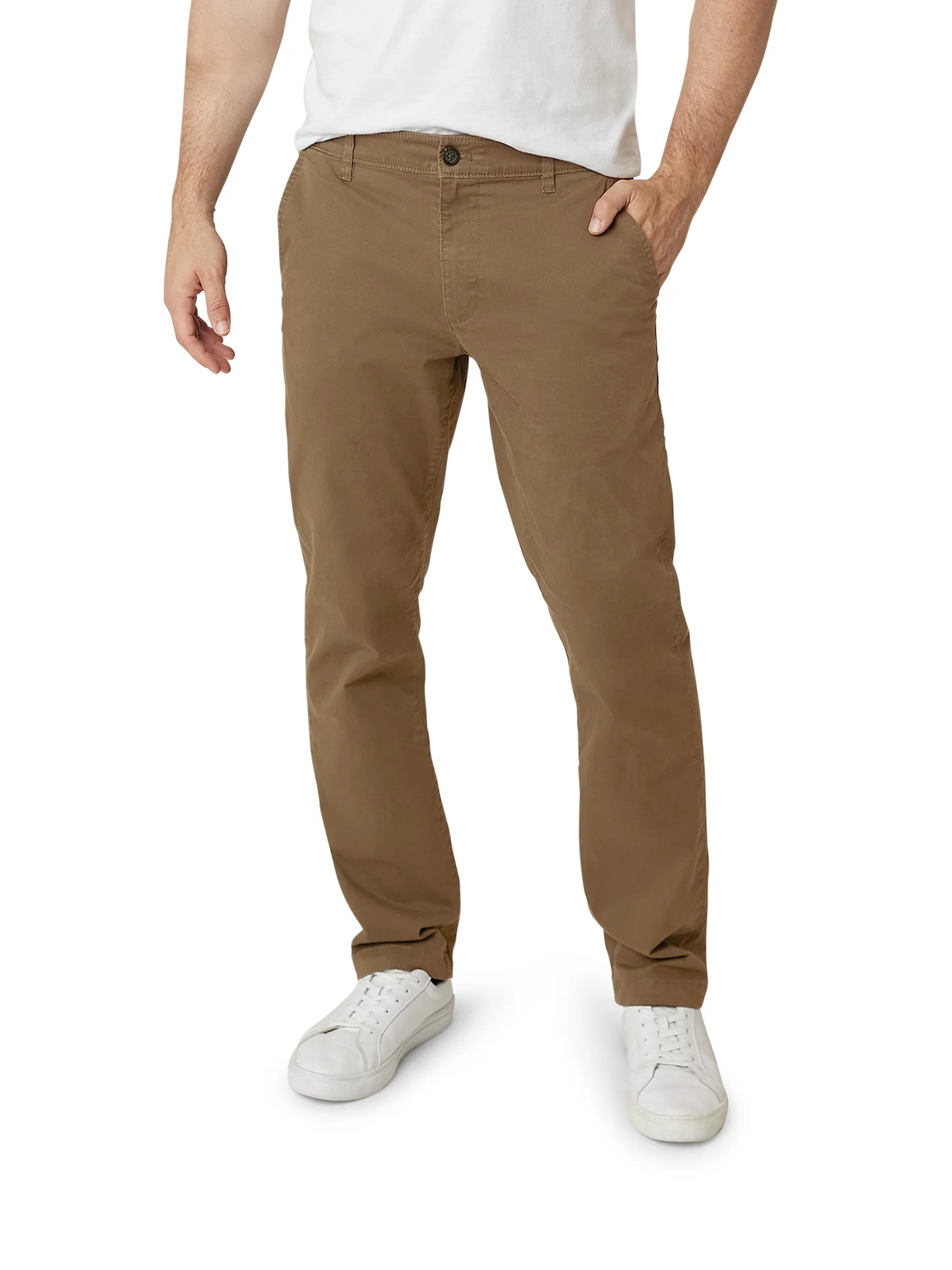 Chaps Men's Classic Stretch Slim Fit Coastland Wash Chino Pant - Sizes ...