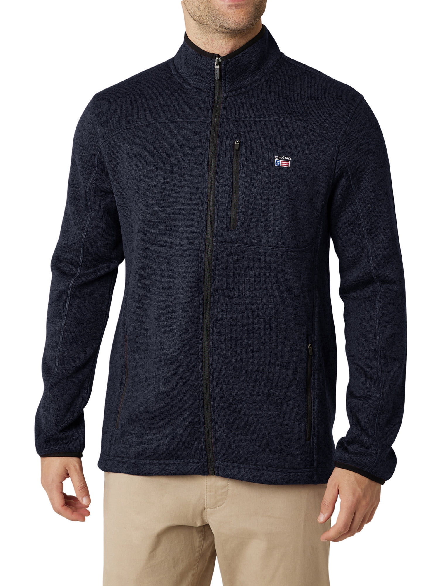 Chaps Men's Coastal Full Zip Sweater Fleece- Sizes XS up to 4XB ...