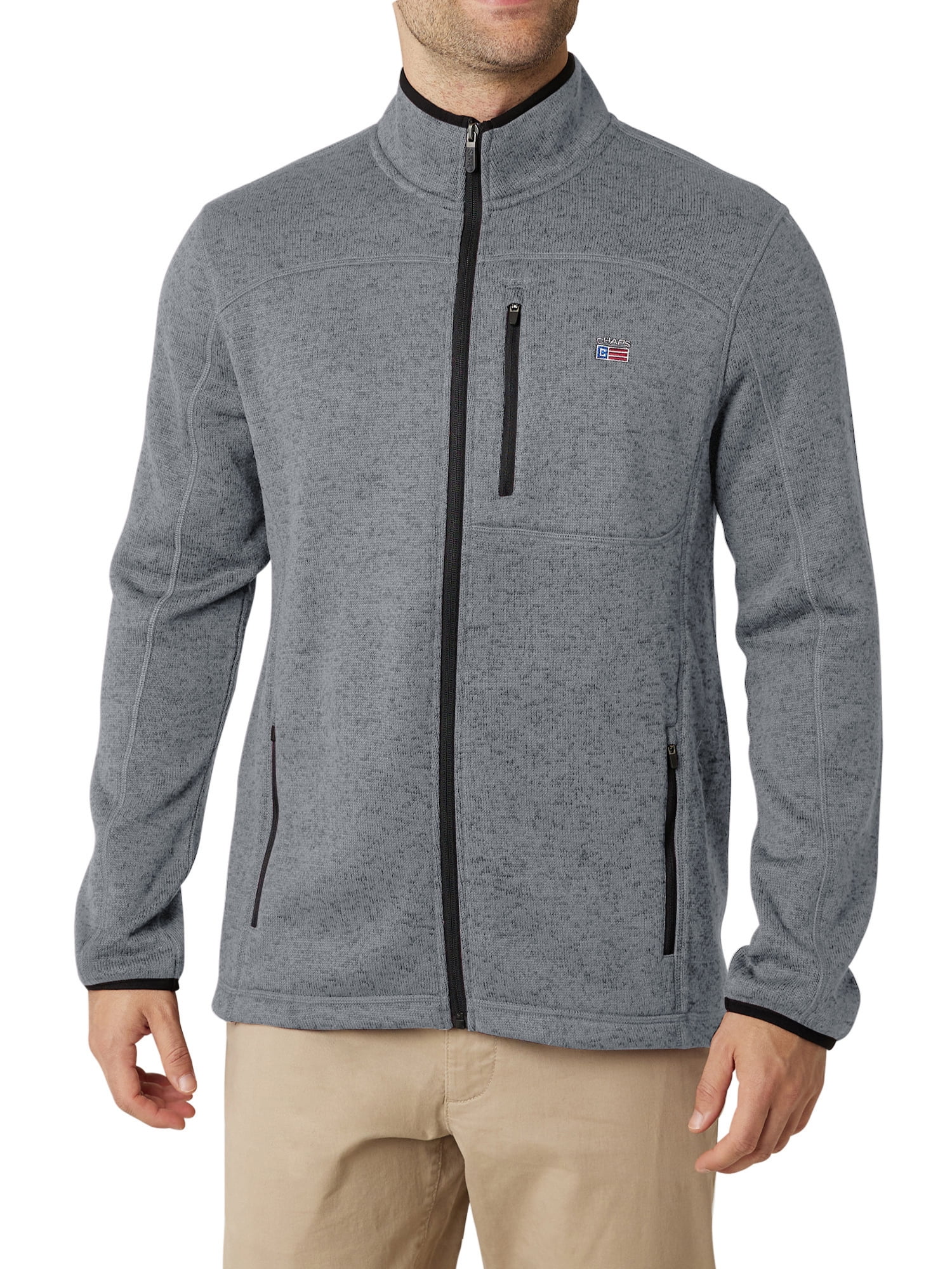 Chaps Men's Coastal Full Zip Sweater Fleece- Sizes XS up to 4XB ...