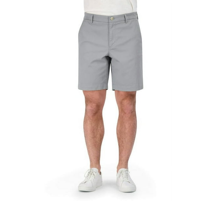 Chaps Men's Coastland Wash Flat-Front Shorts with Stretch 9" Inseam ...