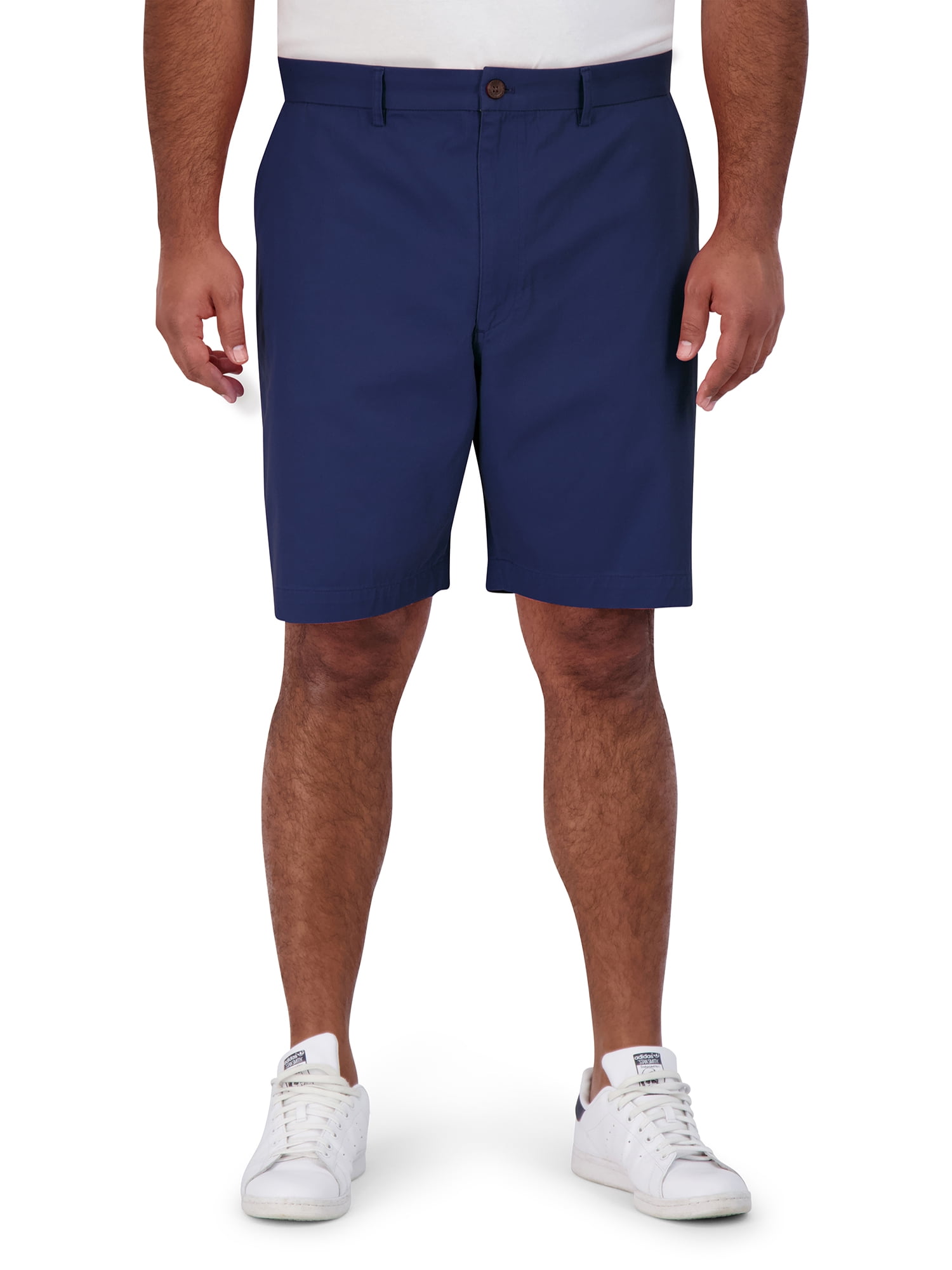 Chaps Men's Coastland Wash Flat-Front Shorts with Stretch 9" Inseam ...