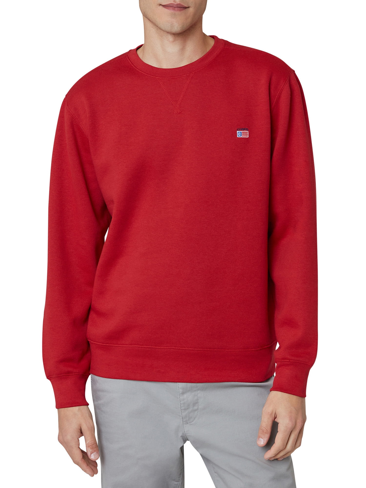 Chaps Men's Everyday Fleece Crewneck Sweatshirt- Sizes XS up to 4XB ...
