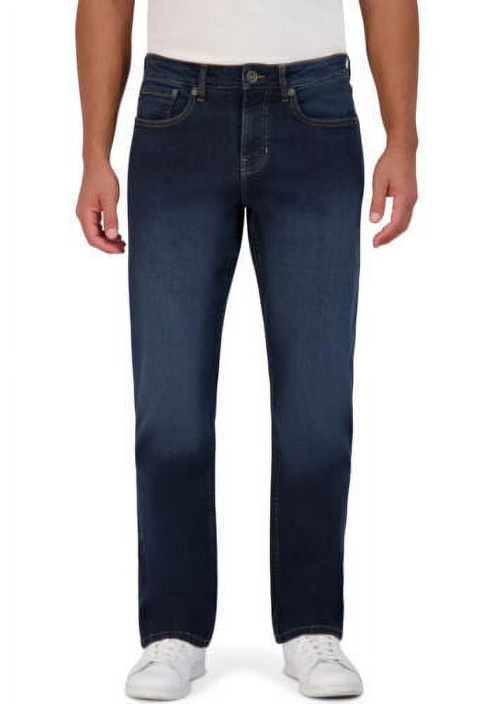 Chaps Men's Freedom Stretch Straight Fit Jeans (Deep Sea, 38W x 34L ...