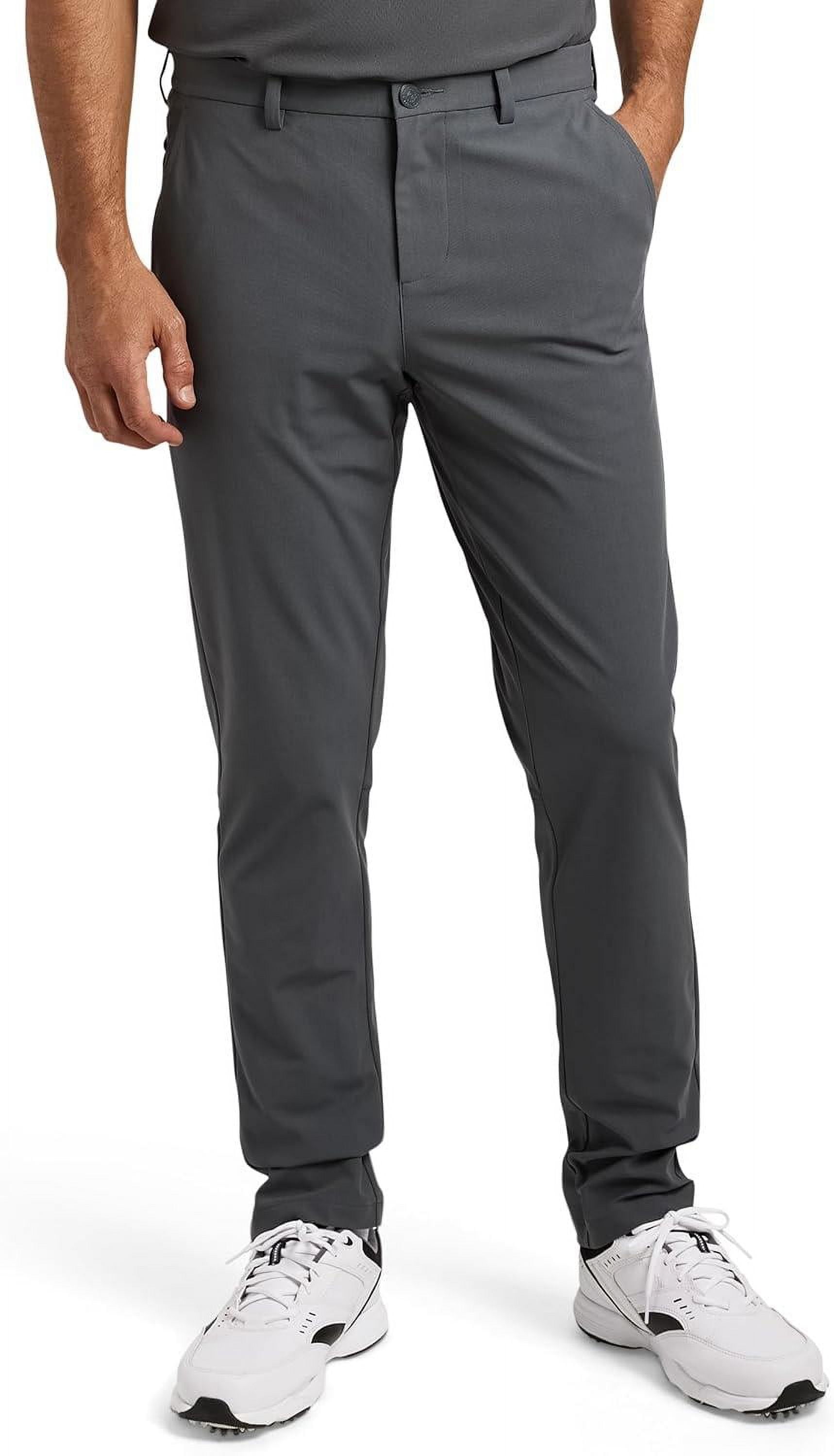 Chaps Men's Golf Pants - Casual Lightweight Comfort Stretch Khaki Pants ...