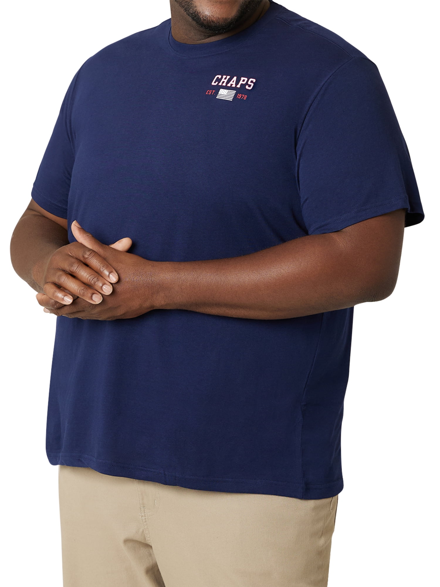 Chaps Men's Graphic Crewneck Tee with Short Sleeves - Walmart.com