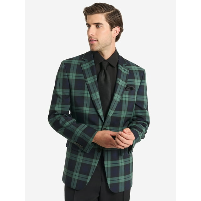 Chaps Men's Holiday Blackwatch Blazer, Sizes 40R-52R - Walmart.com