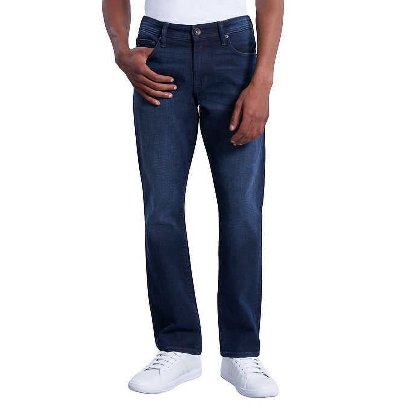 Chaps Men's Dark Blue Slim Straight Jeans, 40x32 Waist Size - Walmart.com