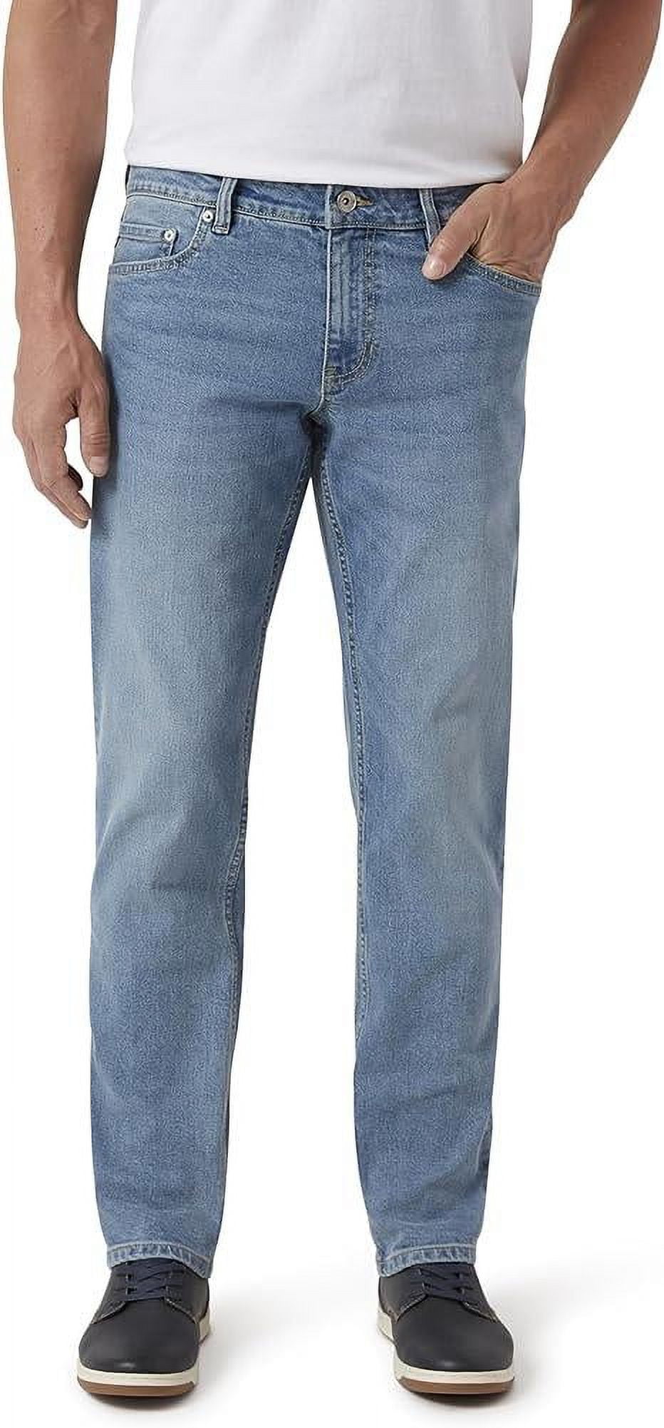 Chaps Men's Jeans - Regular Fit Straight Leg Jeans - Comfort Stretch ...