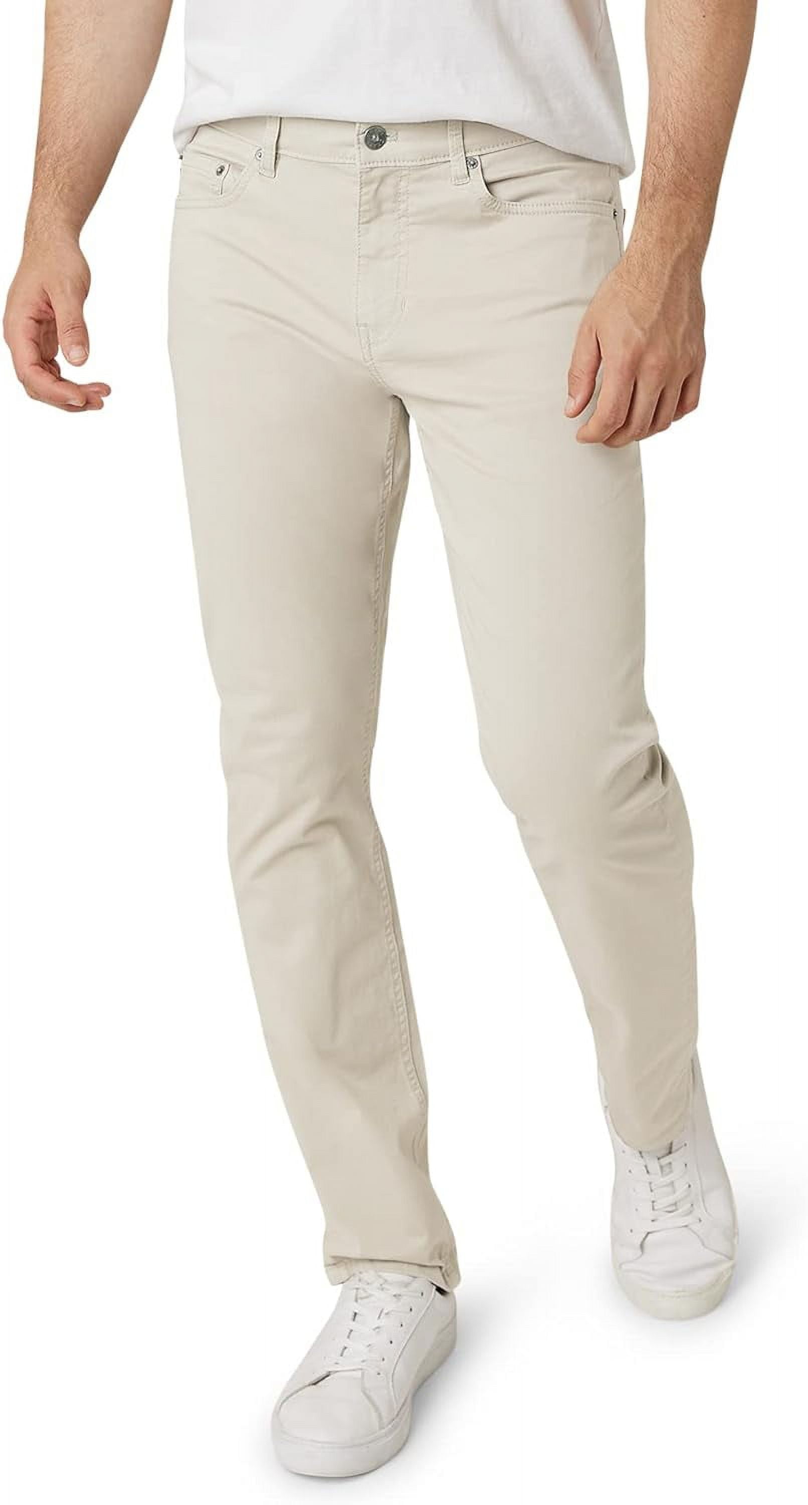 Chaps Men's Khaki Pants - Slim Fit Comfort Stretch 5 Pocket Pant ...