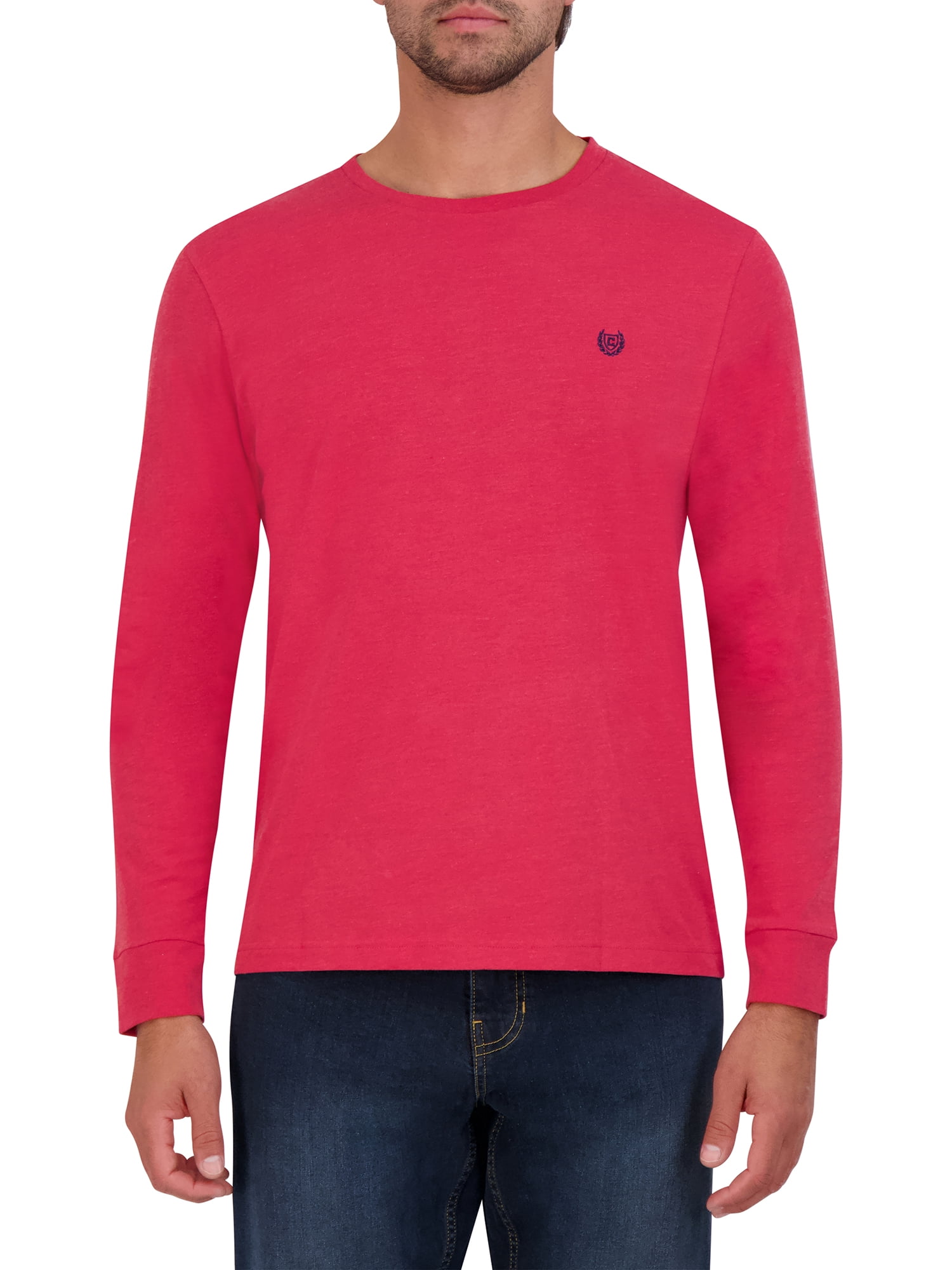 Chaps Men's Long Sleeve Logo Tee - Walmart.com