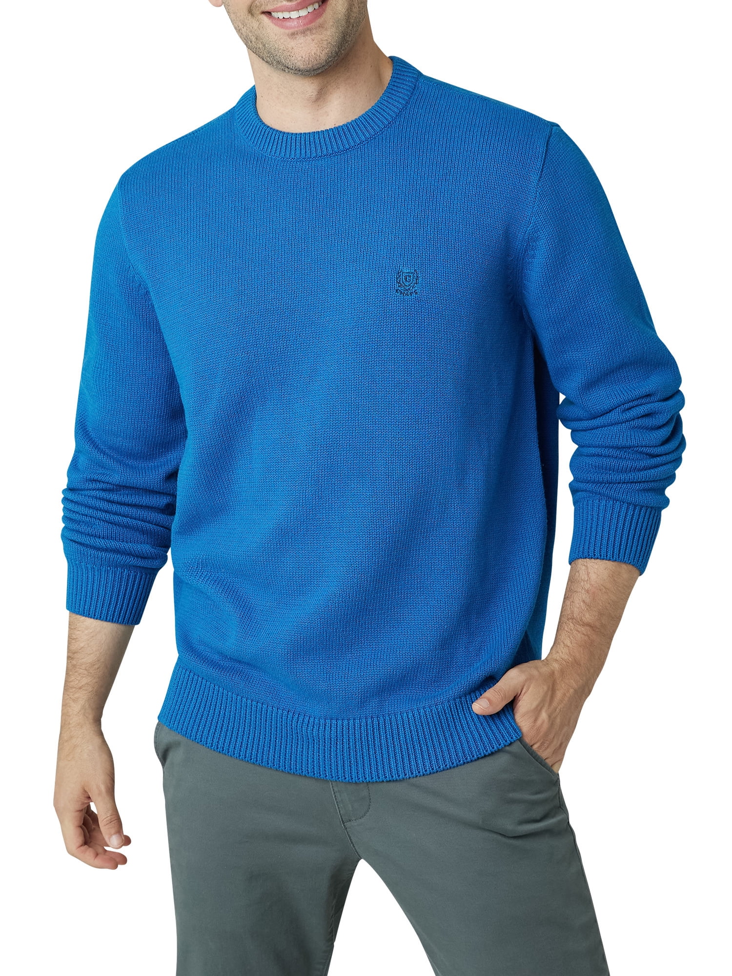 Chaps Men's Original Cotton Crewneck Sweater- Sizes XS up to 4XB ...