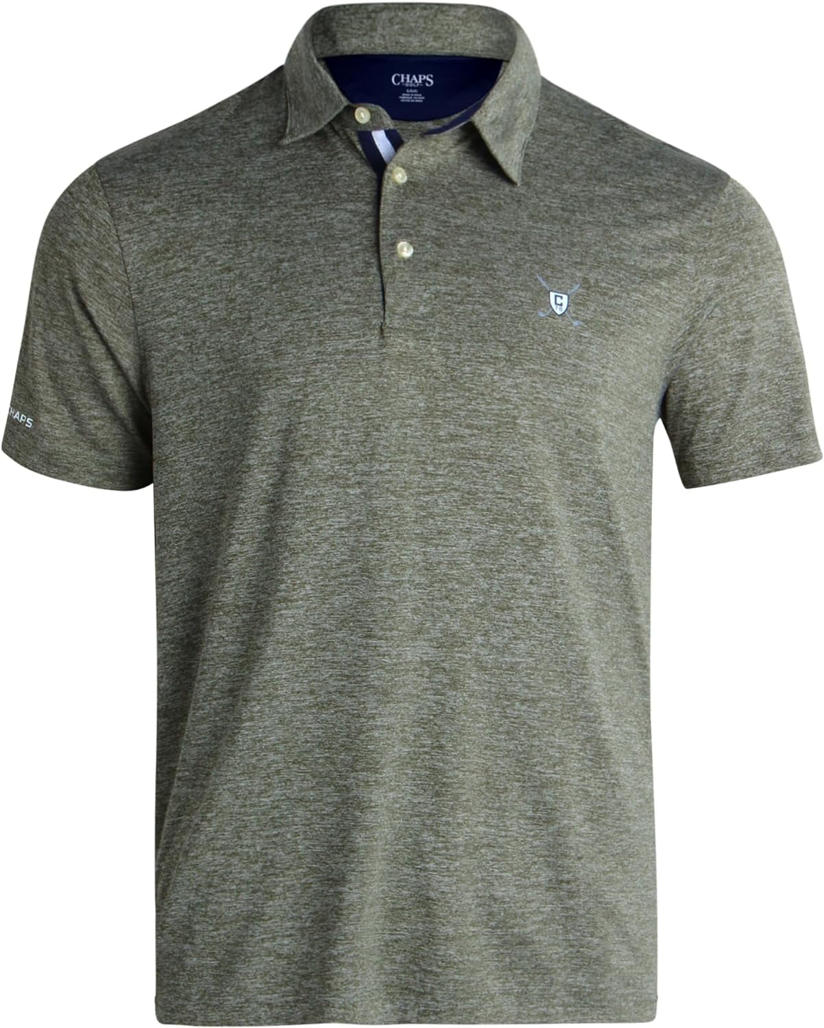 Chaps Men's Polo Shirt - Dry Fit Performance Short Sleeve Golf Polo ...