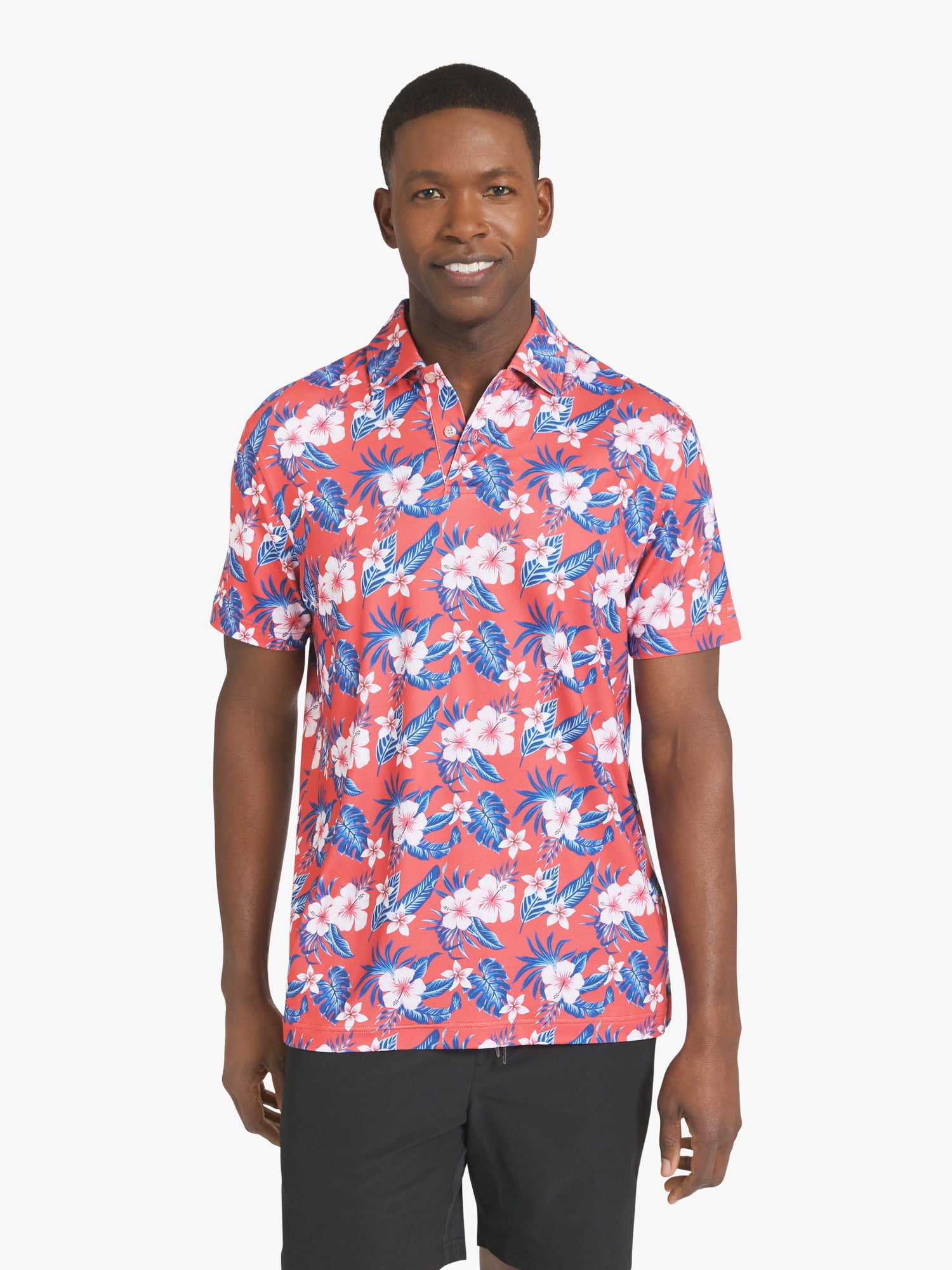 Chaps Men's Printed Performance Polo, Sizes S - 2XL - Walmart.com