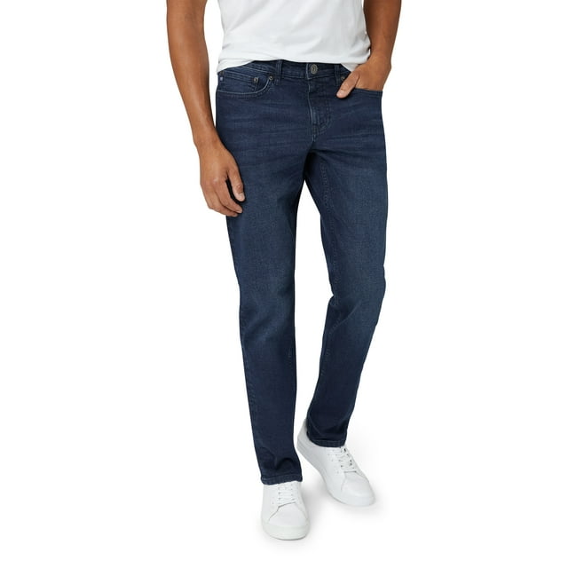 Chaps Men's Jeans - Straight Leg Comfort Stretch Denim Jeans - Regular ...