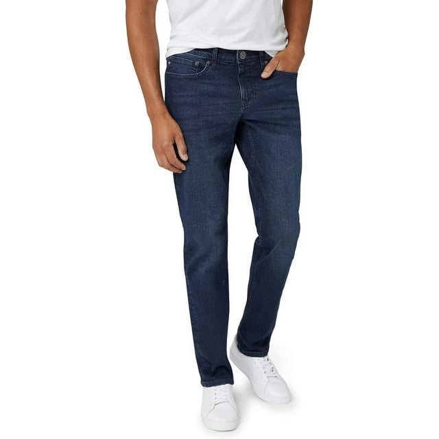Chaps Men's Regular Fit Jeans - Straight Leg Stretch Comfort Denim ...