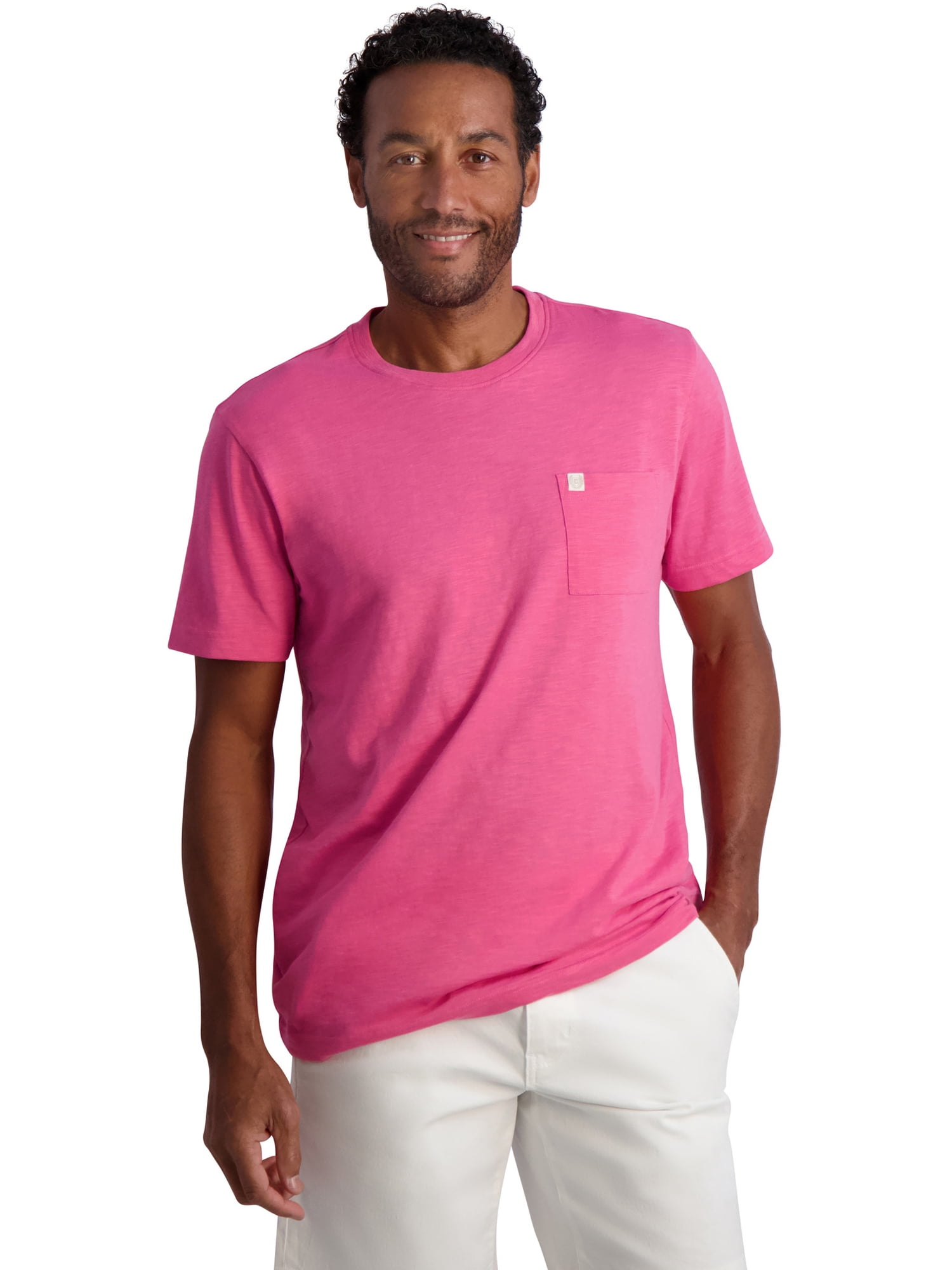 Chaps Men's Short Sleeve Slub Pocket Tee, Sizes XS-4XB - Walmart.com