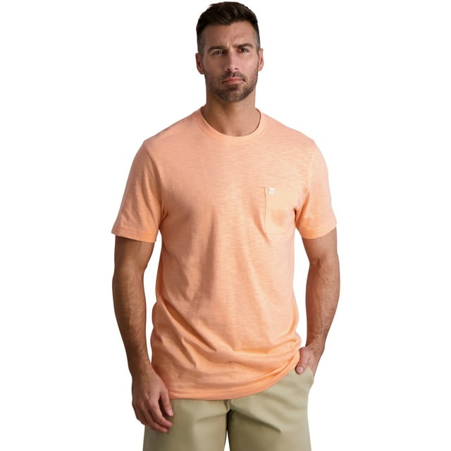Chaps Men's Short Sleeve Slub Pocket Tee, Sizes XS-4XB - Walmart.com
