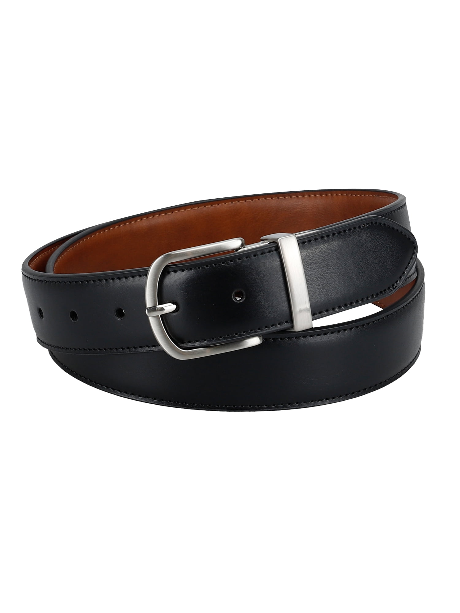Chaps Men's Two-in-One Reversible Classic Dress Belt - Walmart.com