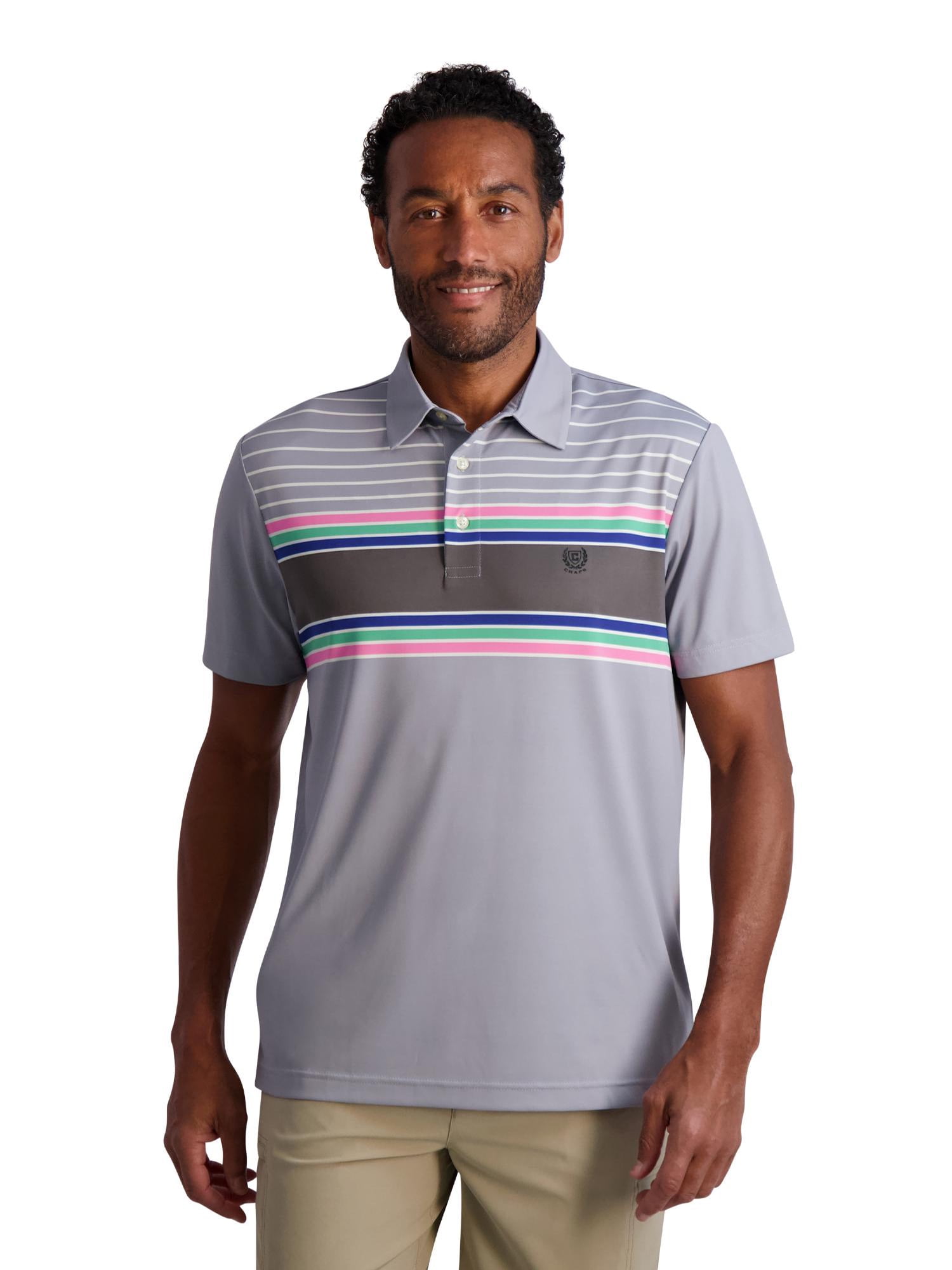 Chaps Men's Varsity Stripe Golf Polo - Sizes S up to 3XL - Walmart.com
