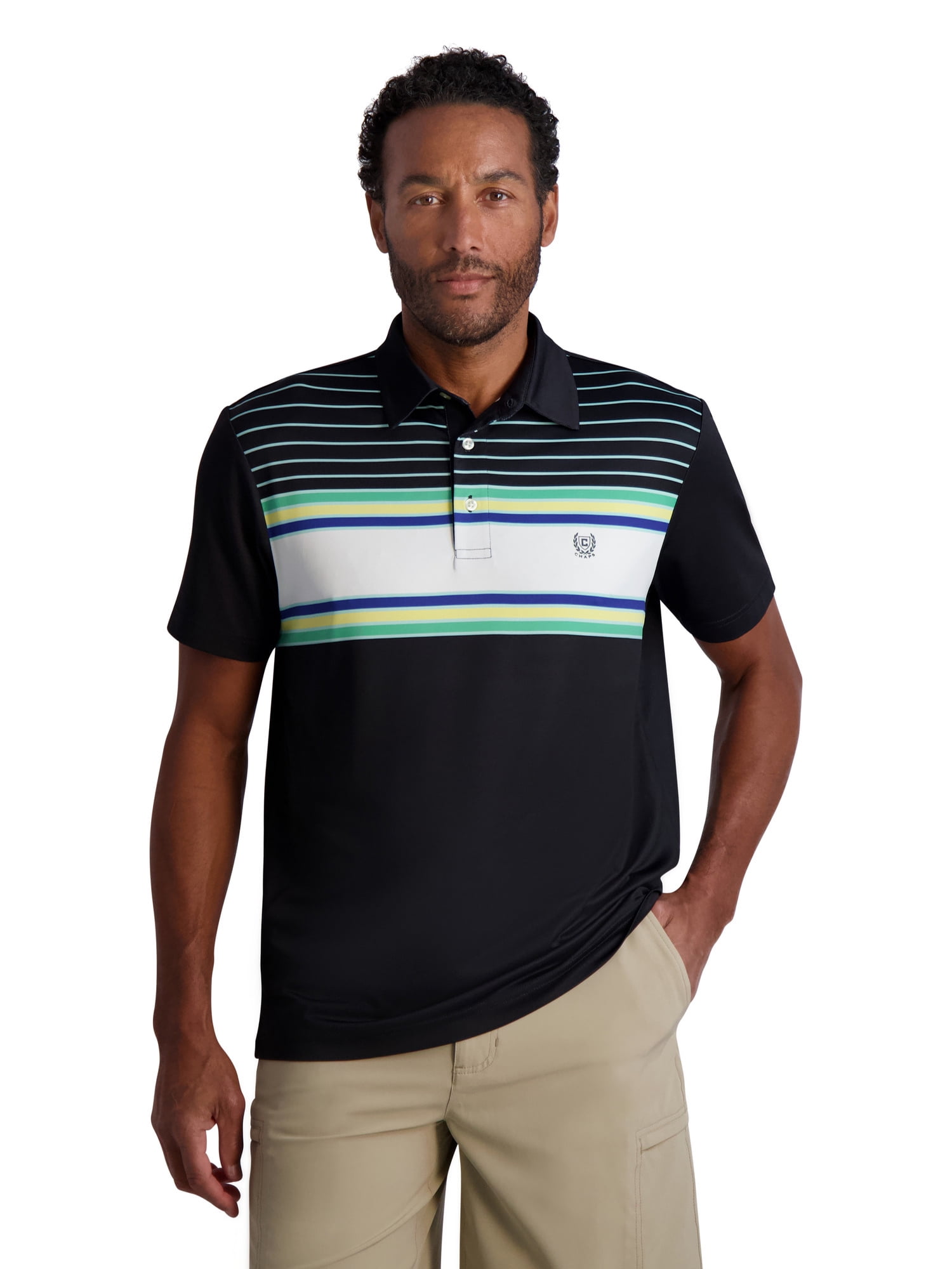 Chaps Men's Varsity Stripe Golf Polo - Sizes S up to 3XL - Walmart.com
