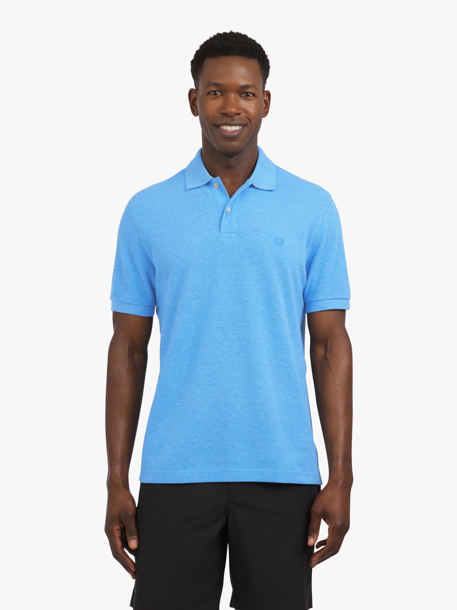 Chaps Men's and Big Men's Everyday Pique Polo Shirt, Sizes S-3XL ...