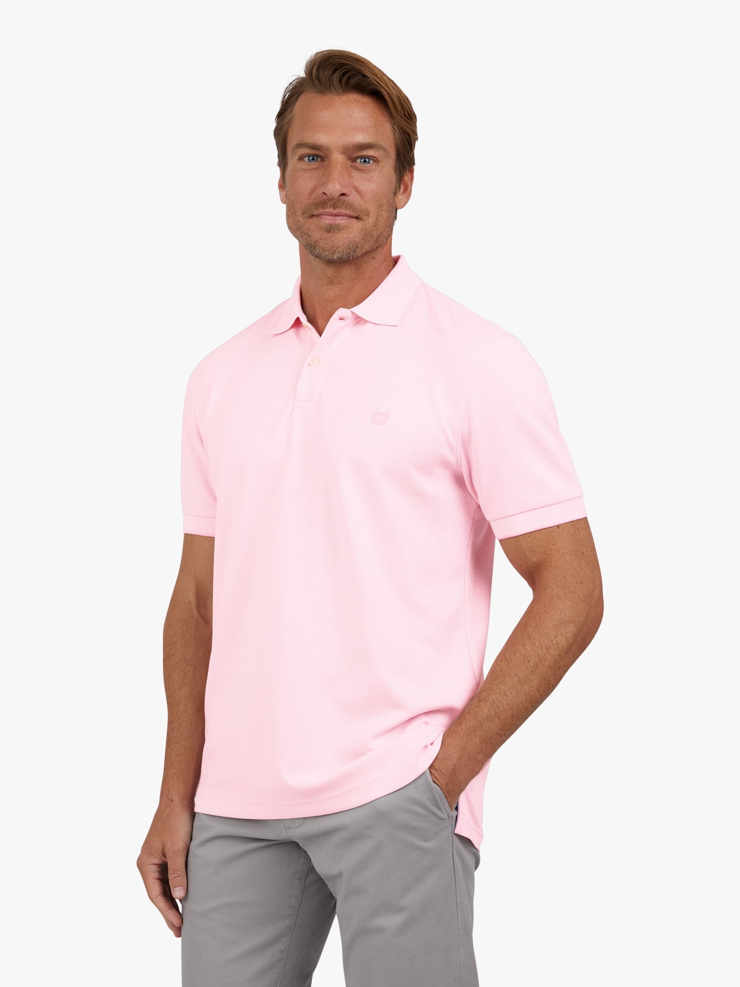 Chaps men's Birdseye Polo Shirt - Lightweight & Stylish - Walmart.com