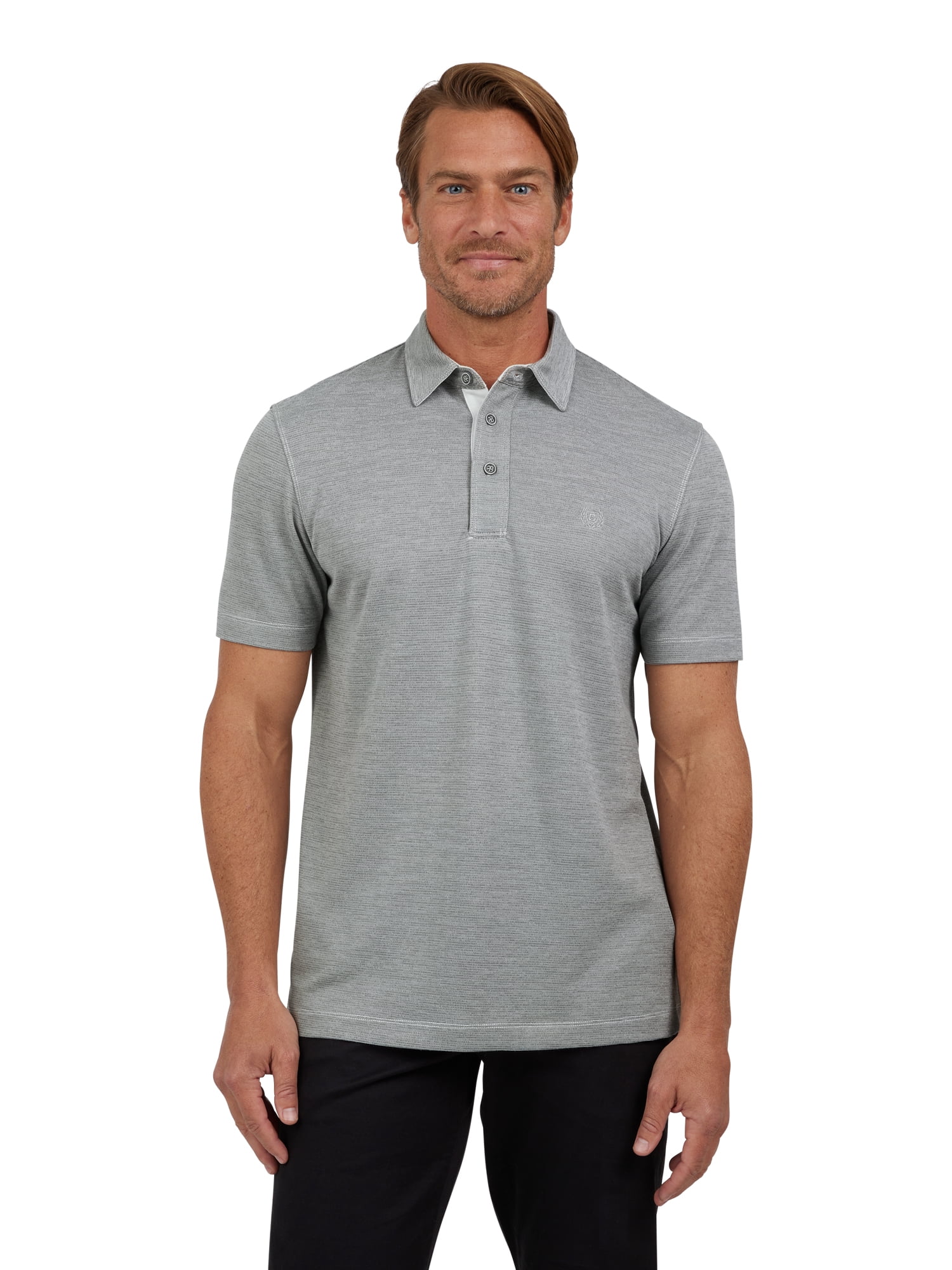Chaps Men's and Big Men's Short Sleeve Milton Polo Shirt, Sizes S-3XL ...