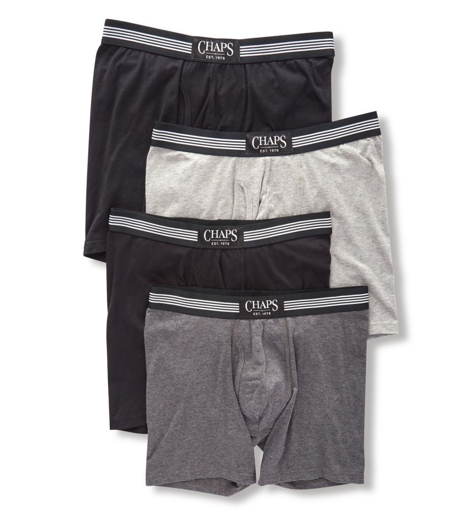 Chaps Mens Boxer Brief, 4-Pack - Walmart.com